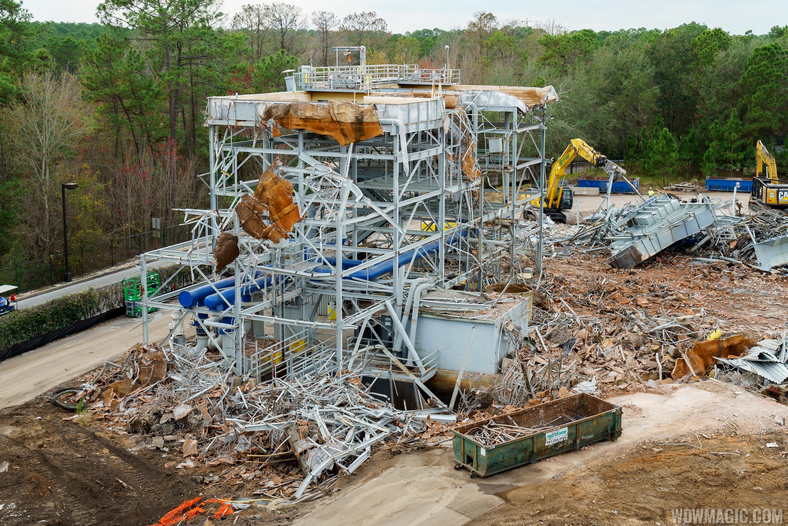 PHOTOS - Catastrophe Canyon demolition nears completion