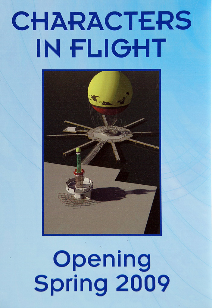 Characters in Flight construction underway