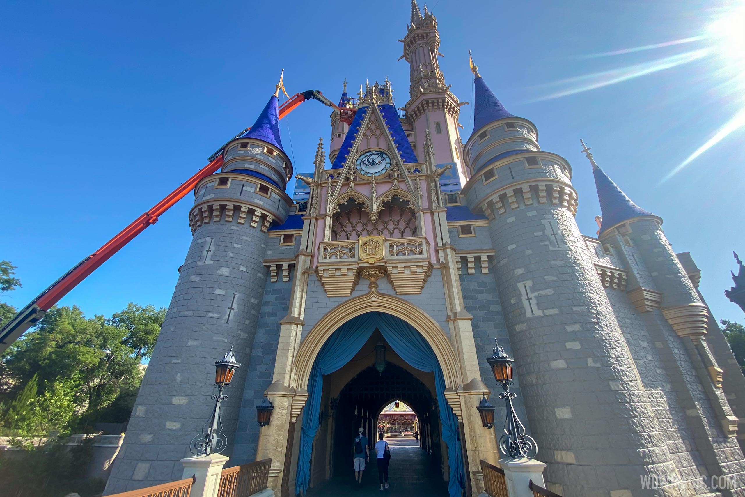 PHOTOS - First look at the nearly complete Cinderella Castle color ...