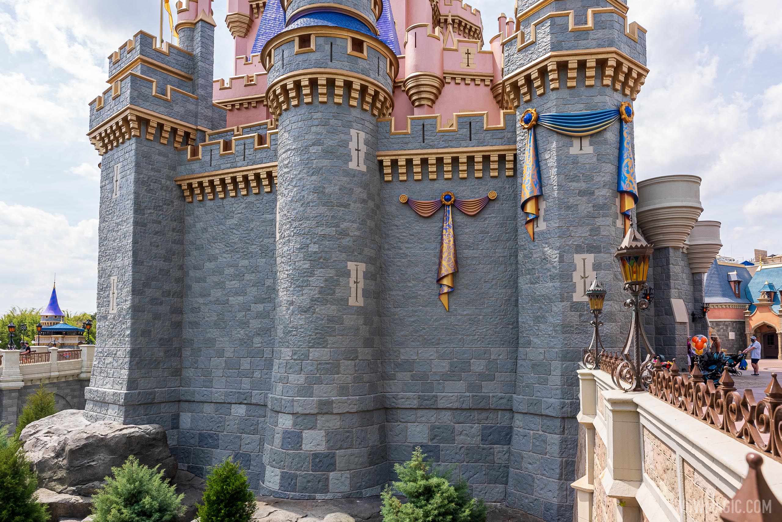 50th anniversary Cinderella Castle additions - March 15 2021 - Photo 4 ...