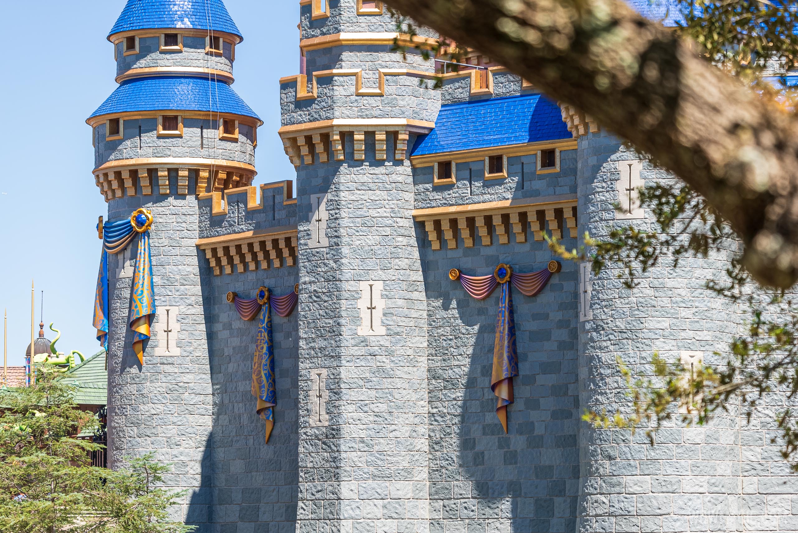 50th anniversary Cinderella Castle additions - March 19 2021 - Photo 7 of 8