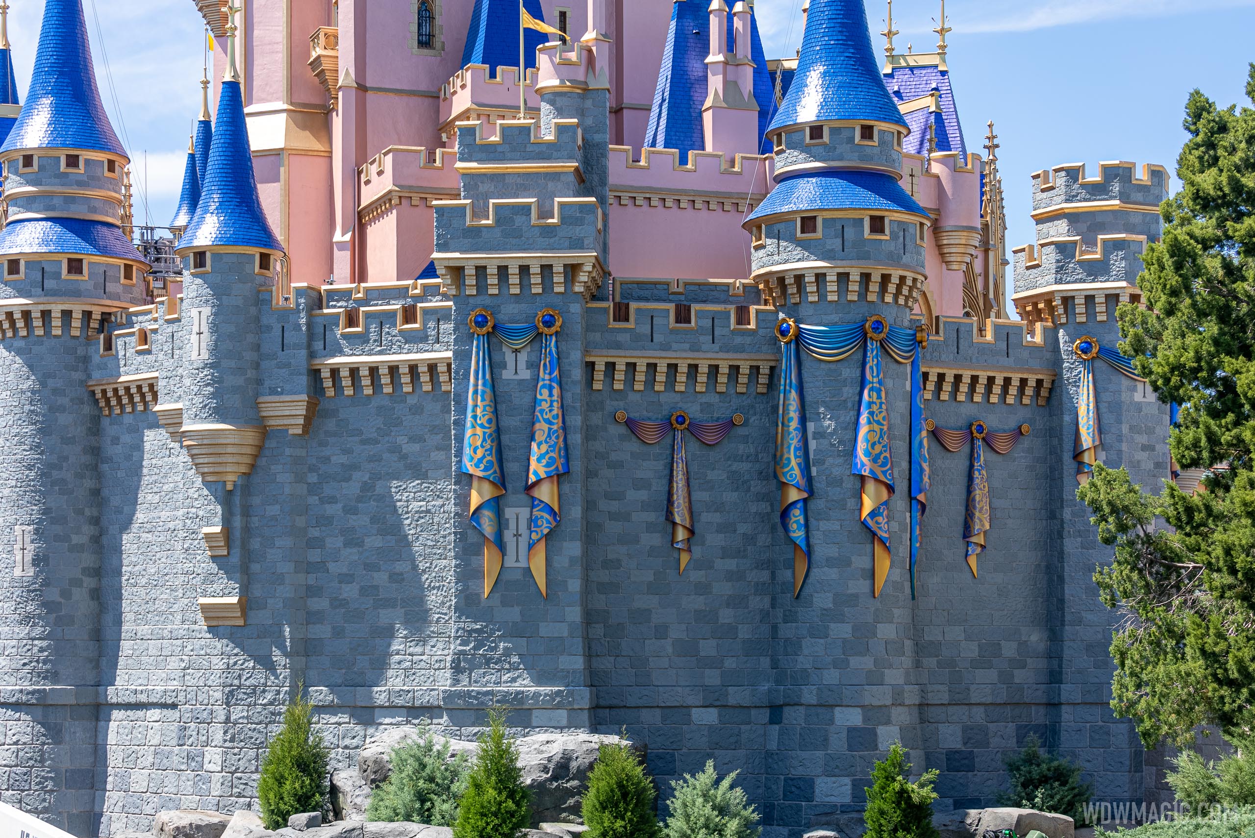 50th anniversary Cinderella Castle additions - March 23 2021 - Photo 5 of 6