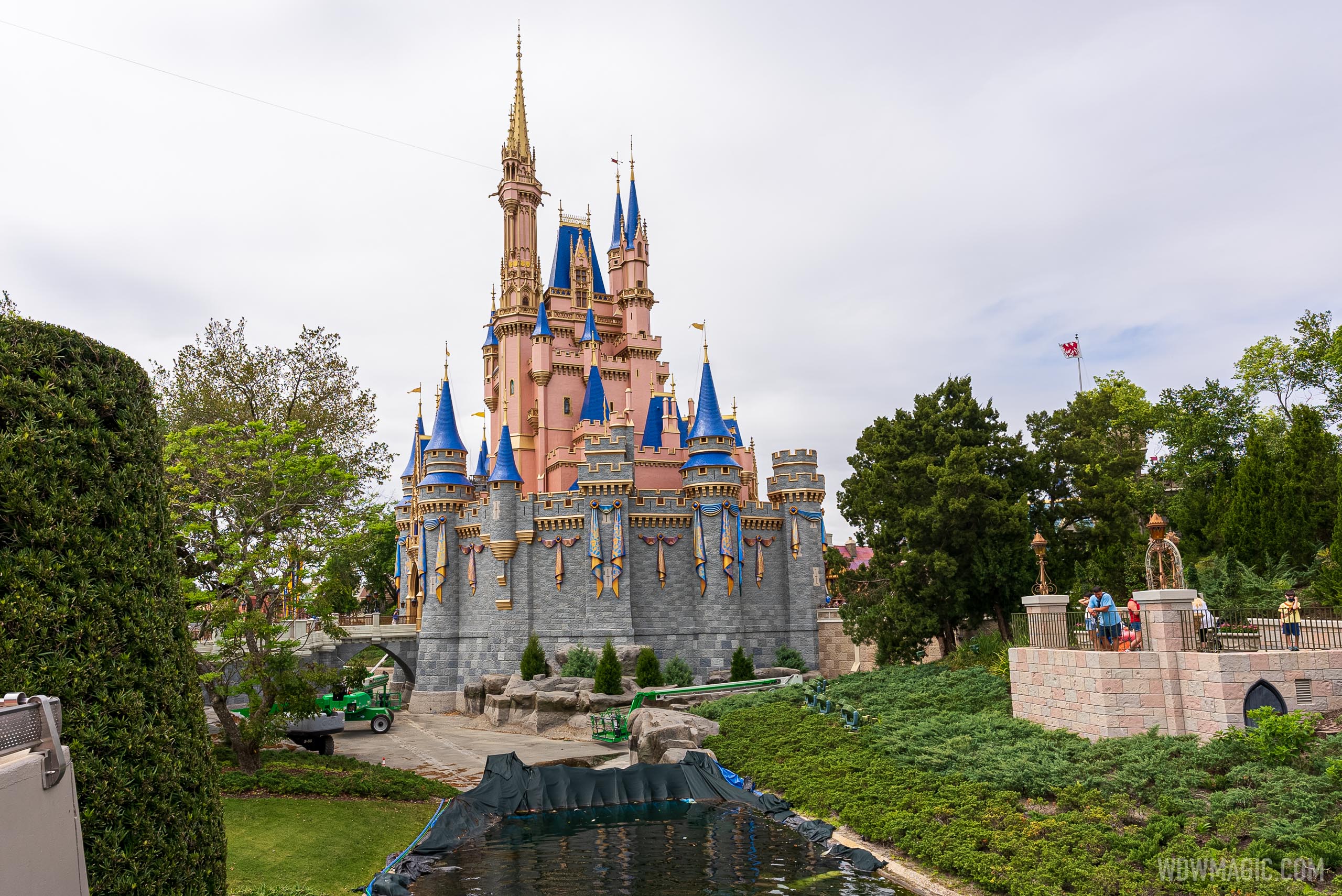 50th anniversary Cinderella Castle additions - April 1 2021 - Photo 15 ...