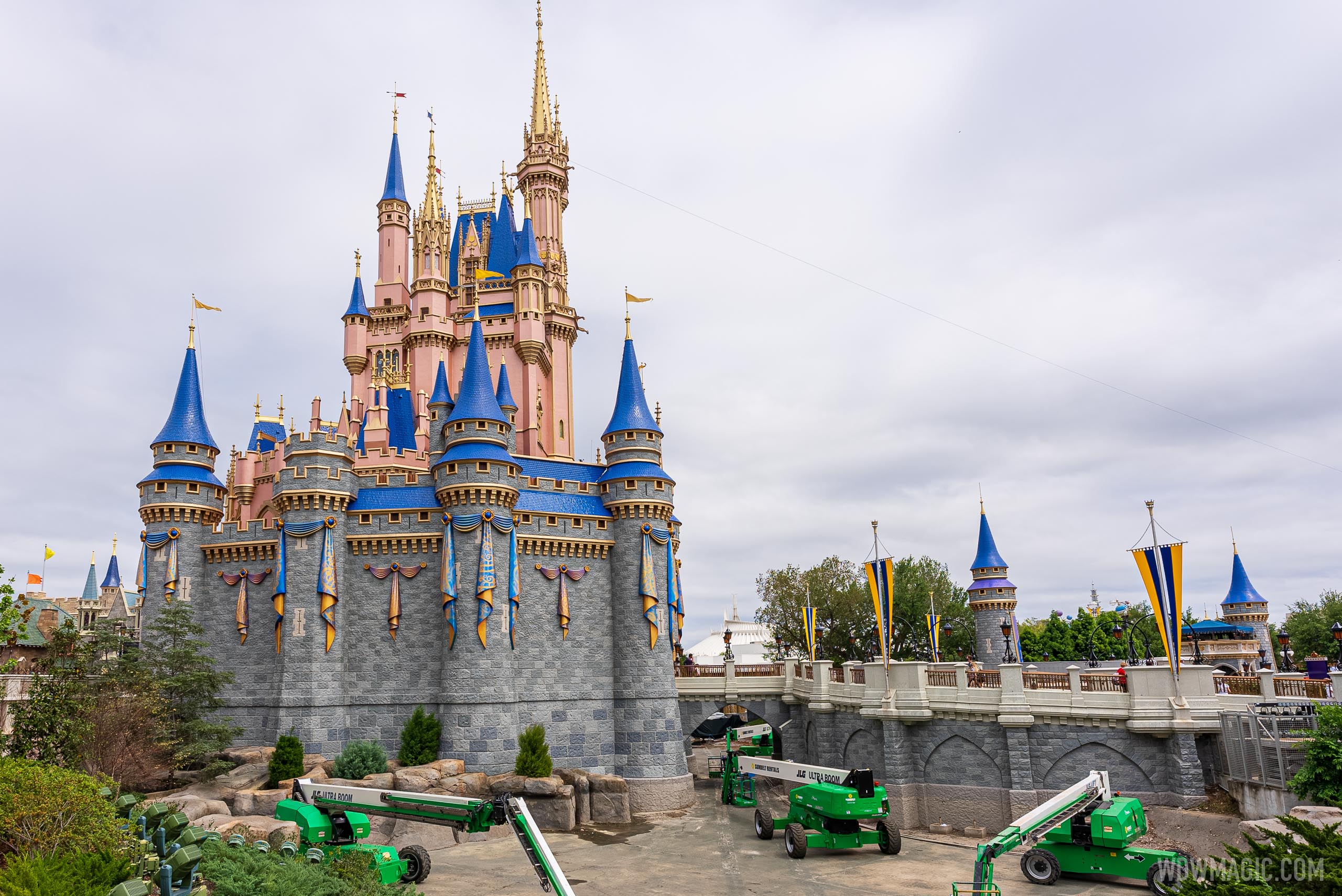 50th anniversary Cinderella Castle additions - April 1 2021 - Photo 17 ...