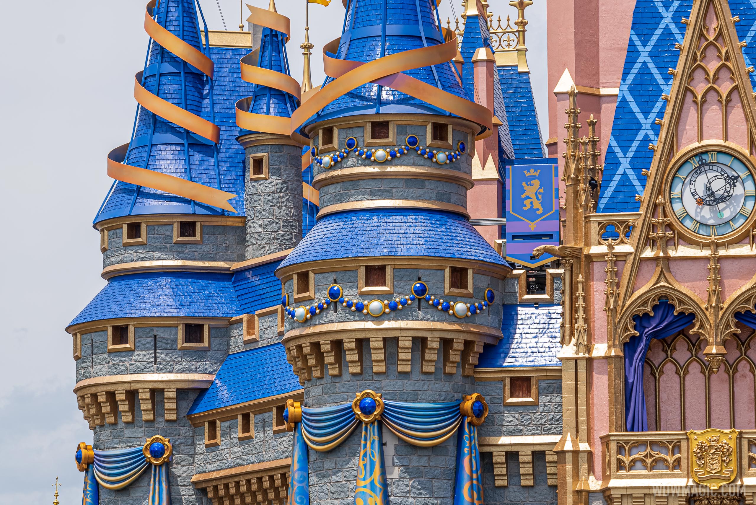 50th anniversary Cinderella Castle additions - April 15 2021 - Photo 6 ...