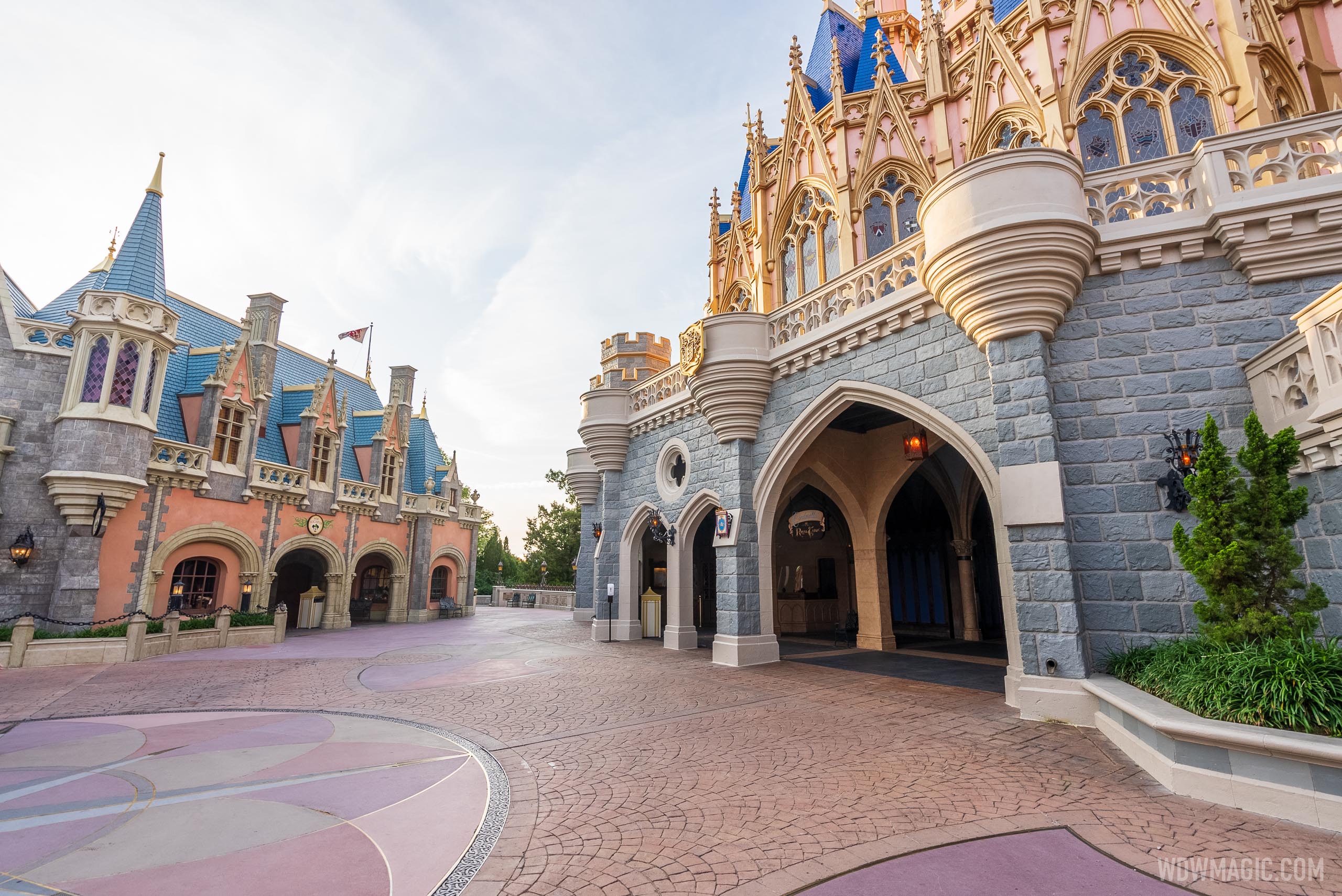 Moat refilled at Cinderella Castle - May 2021 - Photo 3 of 5