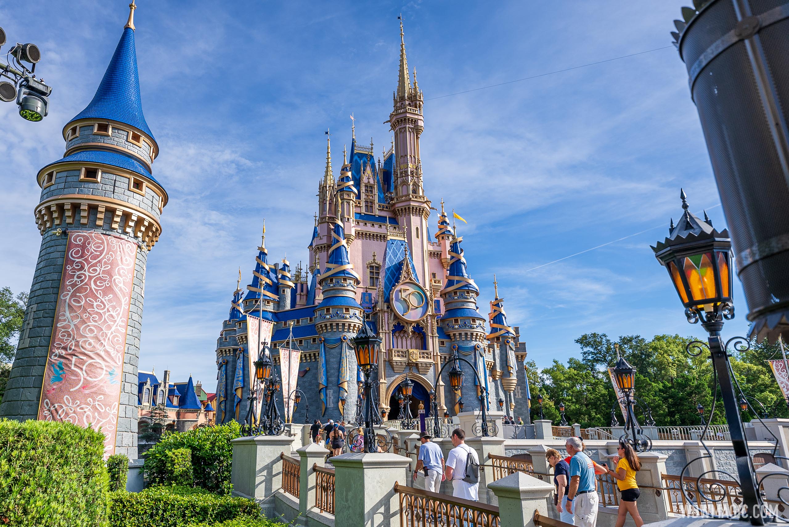 Cinderella Castle 50th anniversary banners - Photo 7 of 13