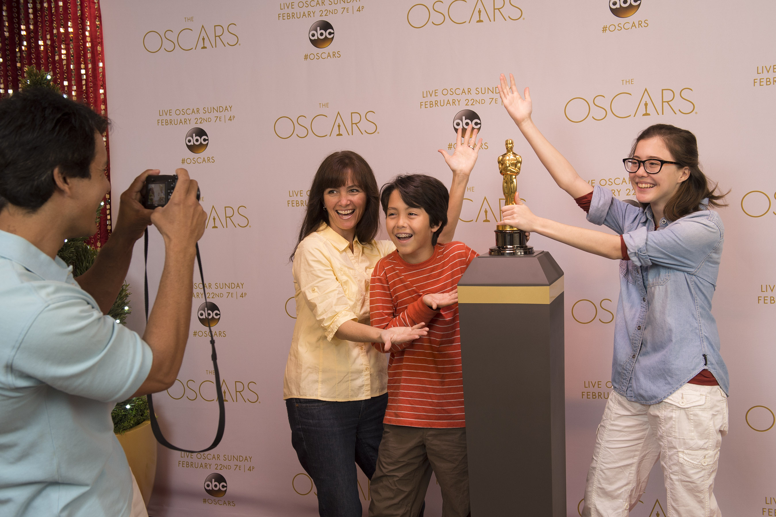 Pose with an Oscar