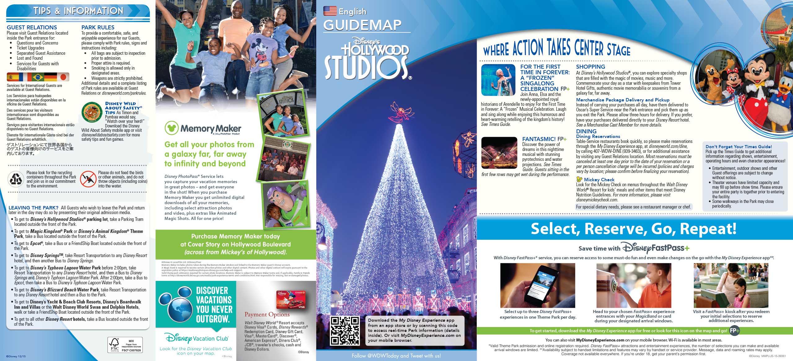 PHOTO - Disney's Hollywood Studios guide map updated to include Star ...