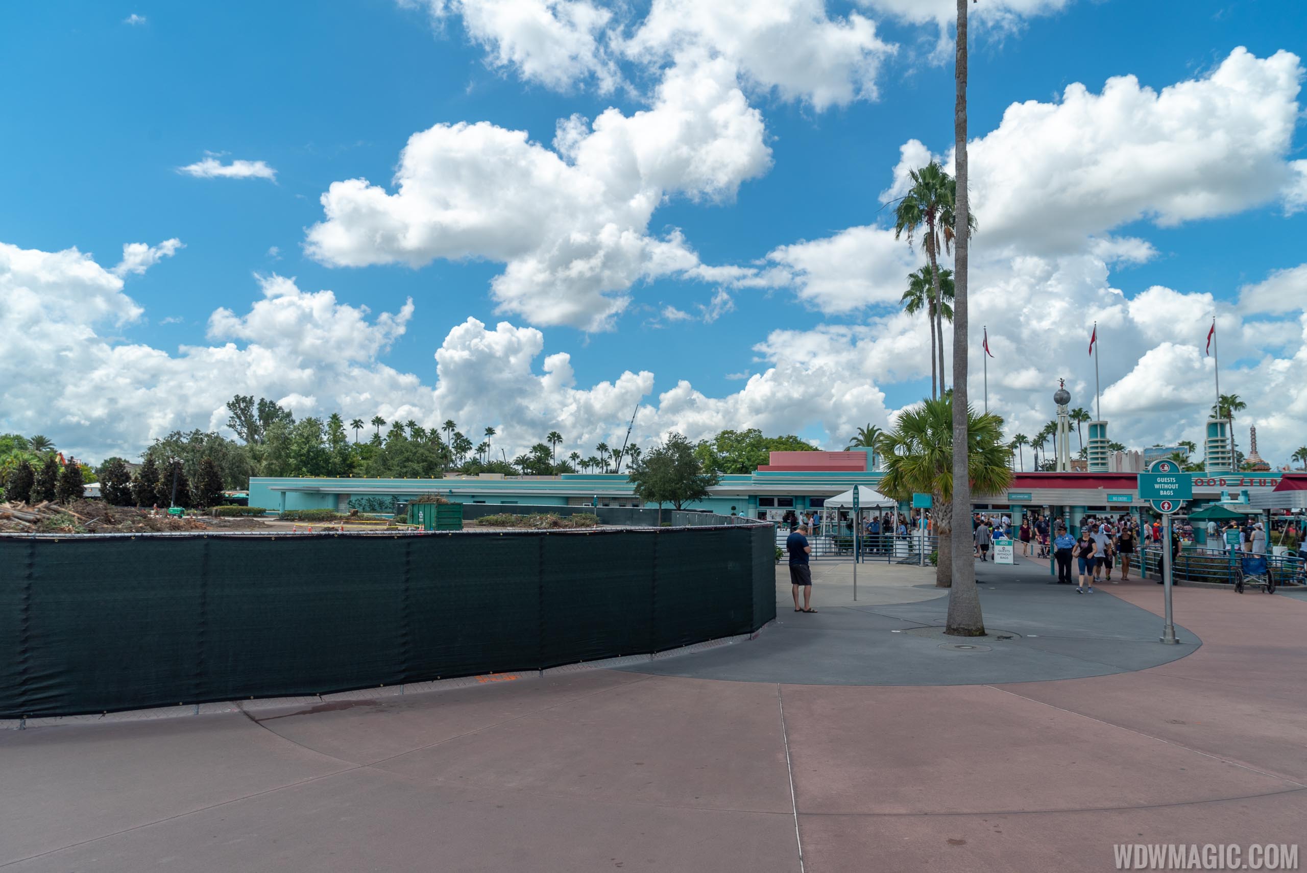 Disney's Hollywood Studios former bus stop demolition and main entrance ...