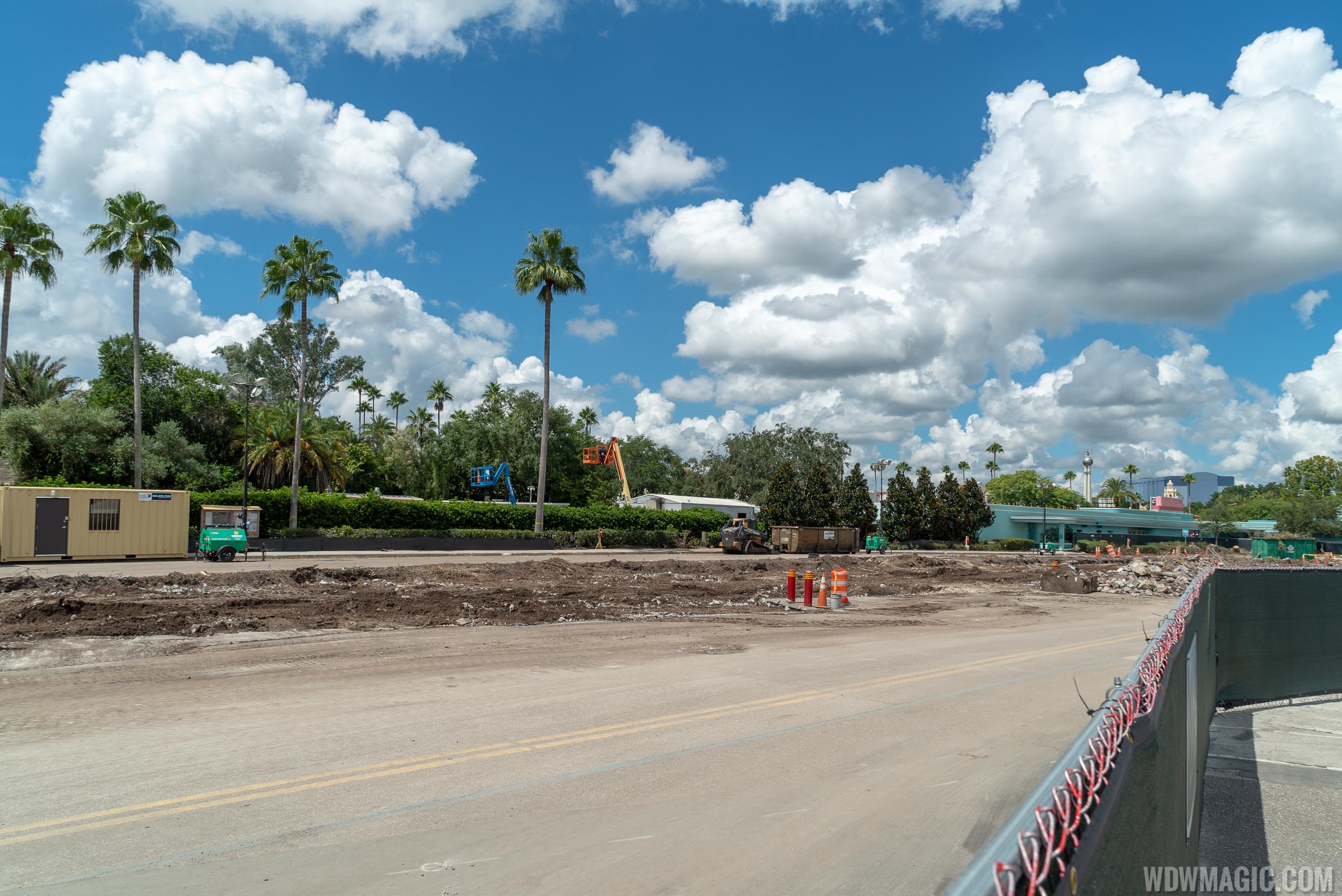 Disney's Hollywood Studios former bus stop demolition and main entrance ...