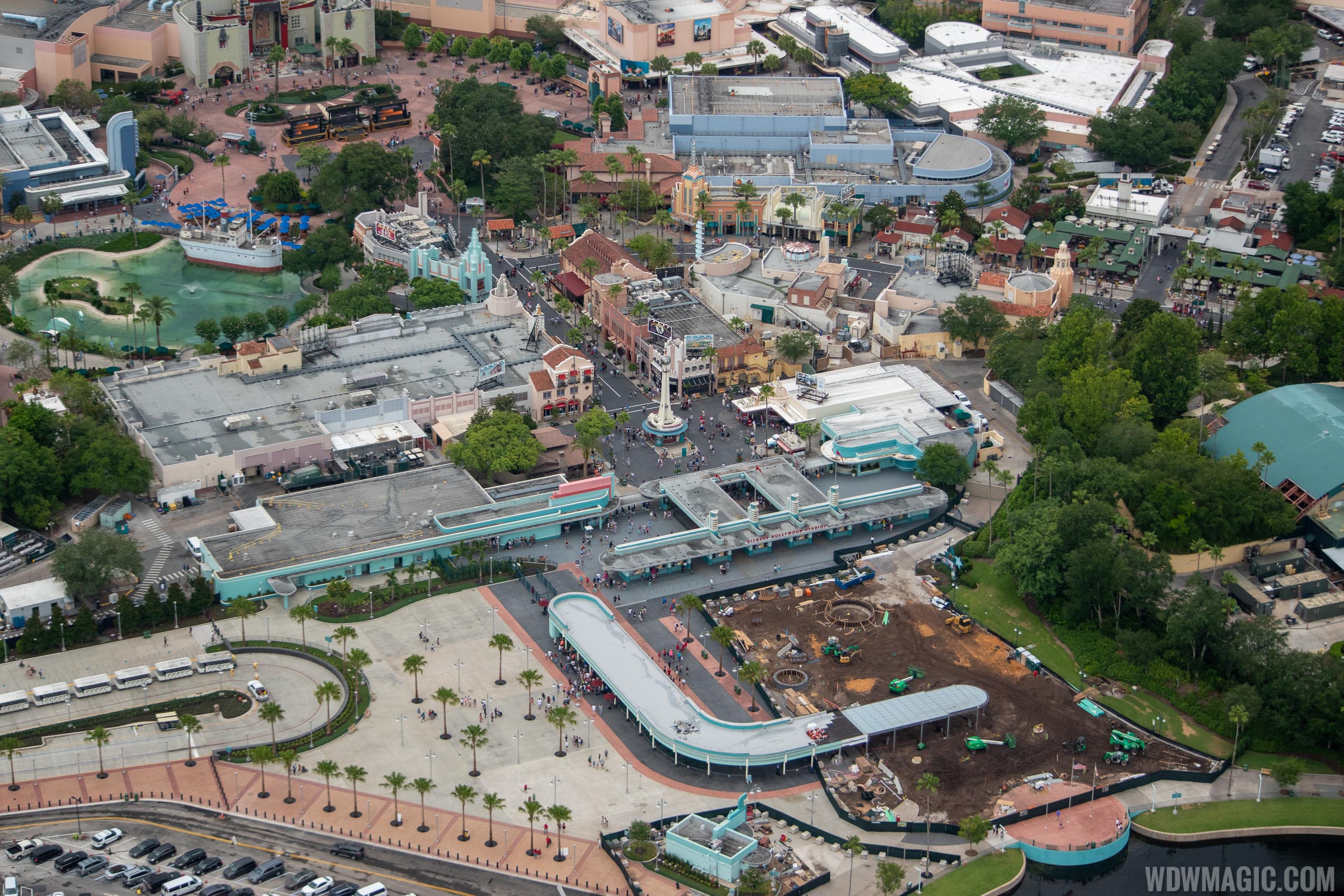 PHOTOS - Aerial view of the new Disney's Hollywood Studios entrance ...