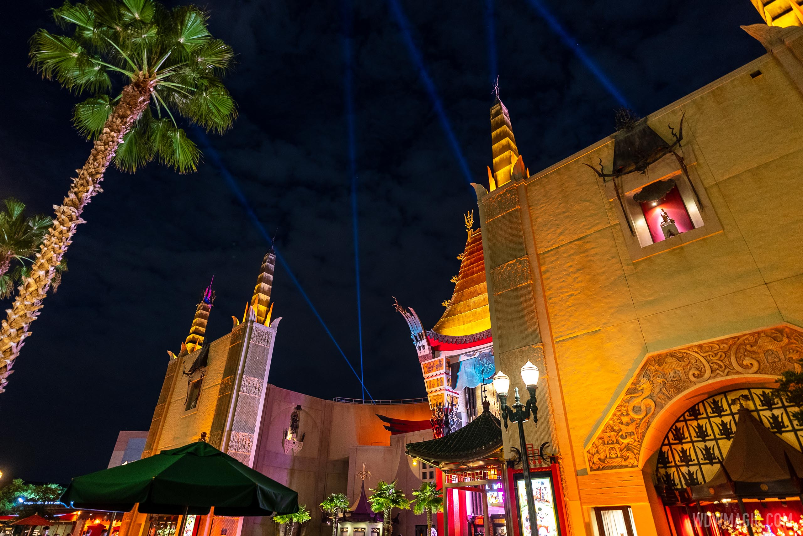 New lighting design and searchlights at Disney's Hollywood Studios ...