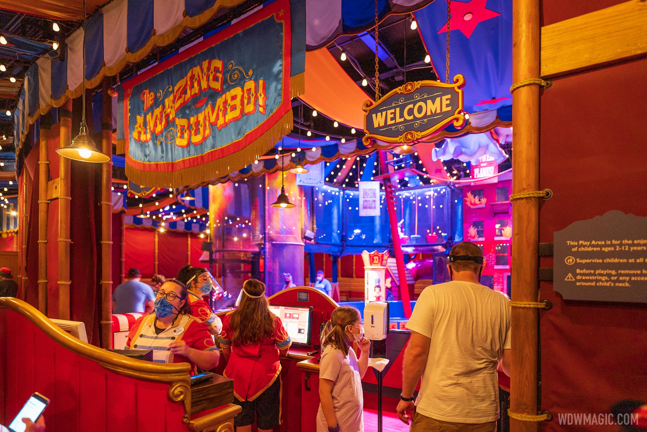Dumbo queue indoor playground reopens - June 7 2021