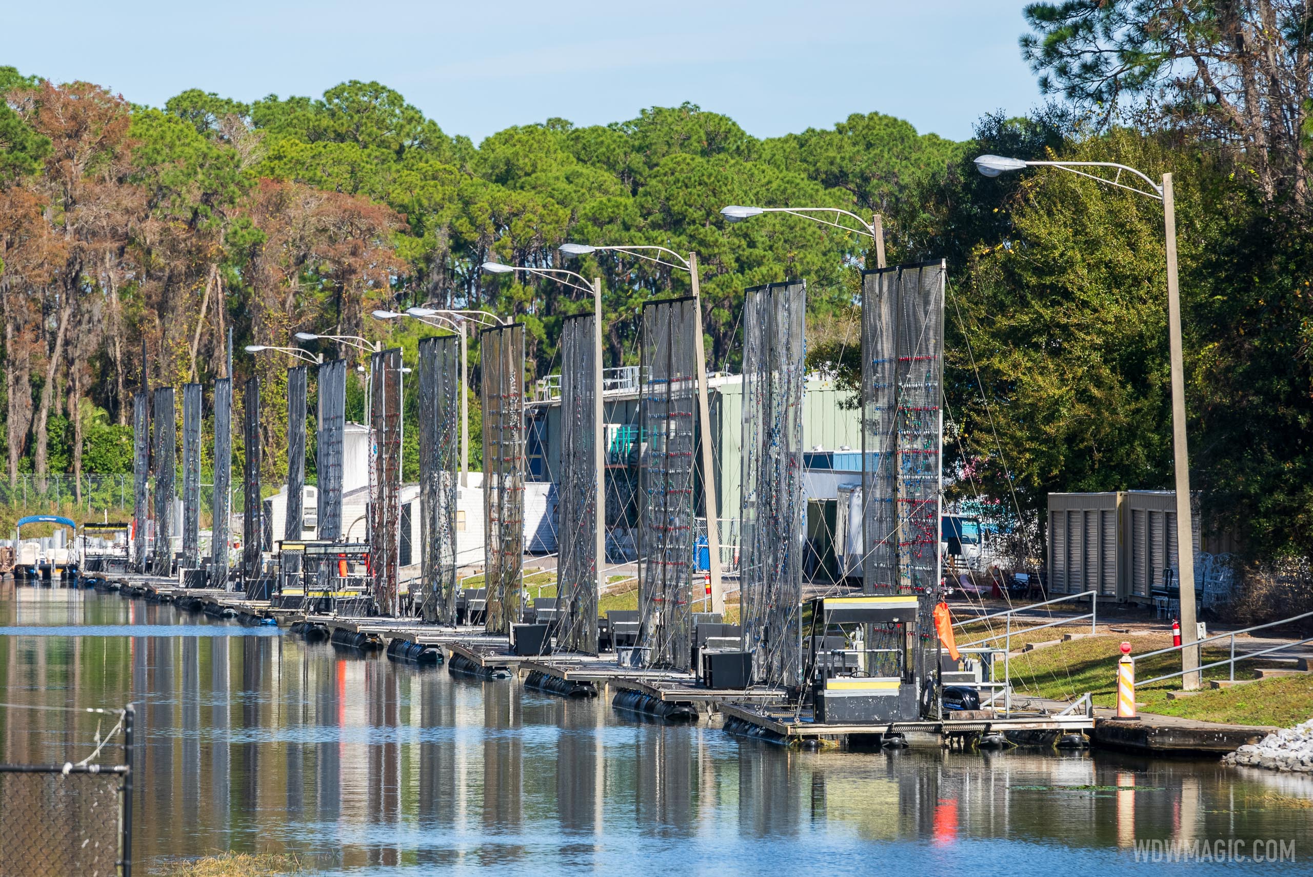 Electrical Water Pageant marina daytime