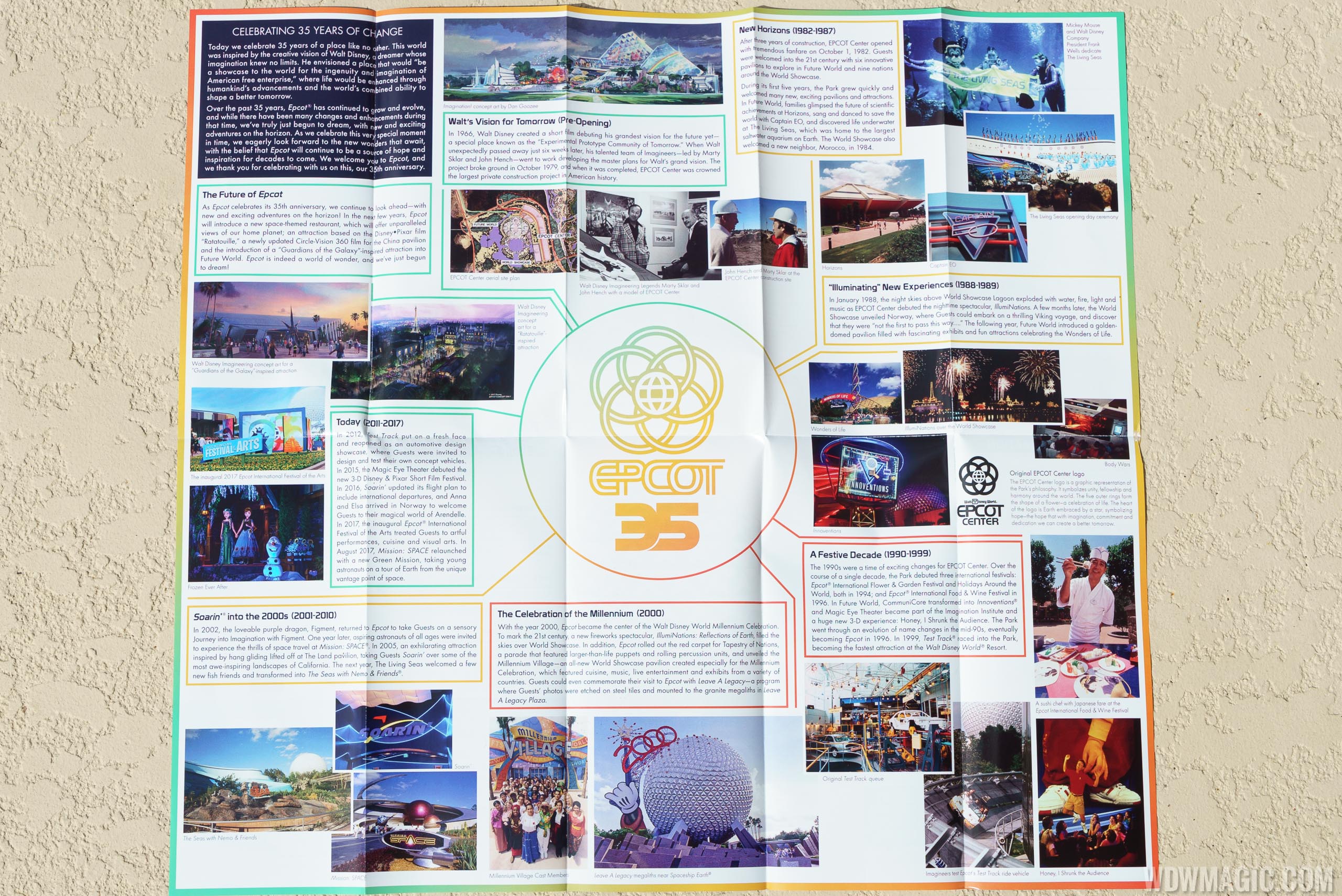 VIDEO - Epcot celebrates its 35th anniversary with ceremony on Future ...