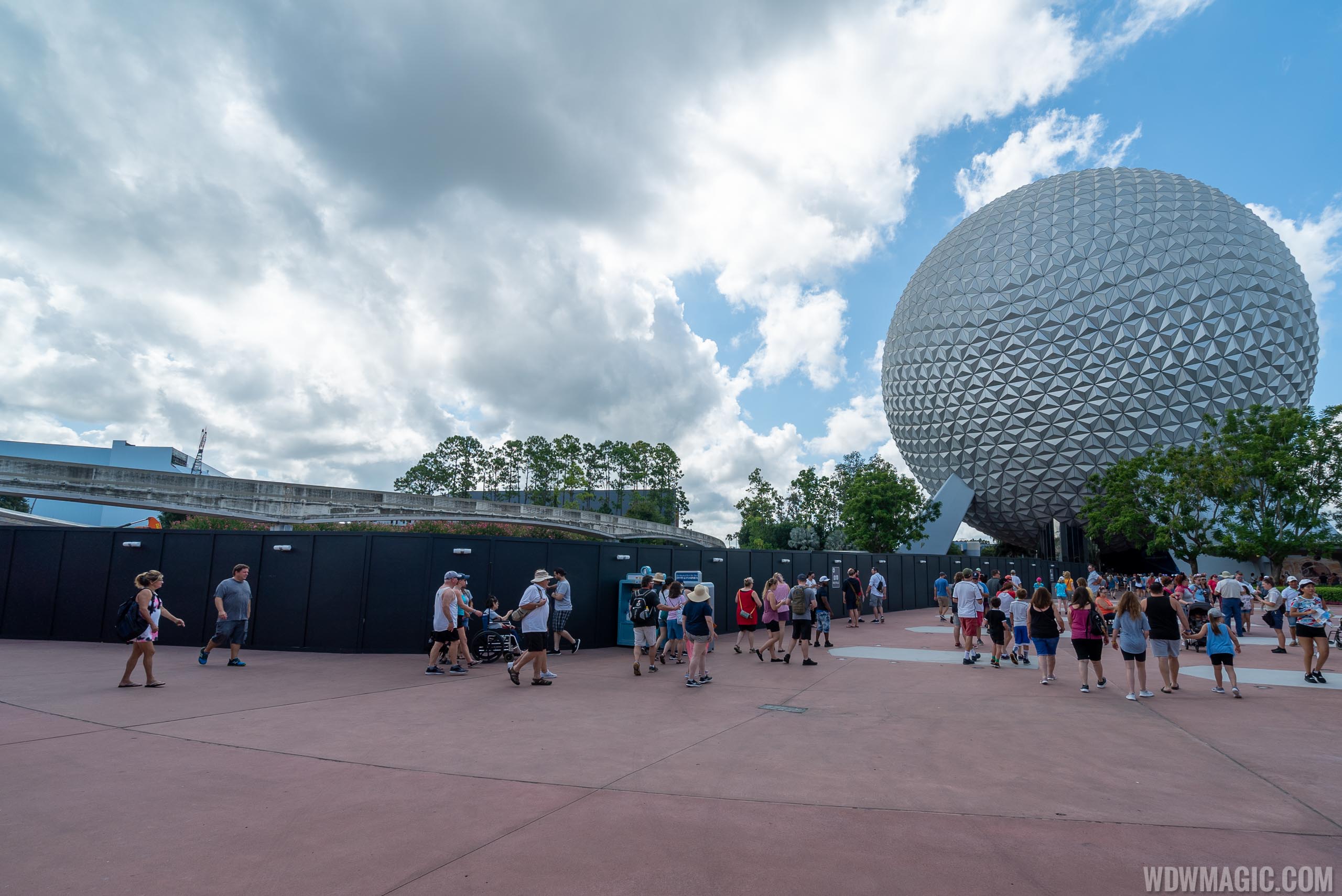 Epcot Future World Construction Walls - September 2019 - Photo 1 of 11
