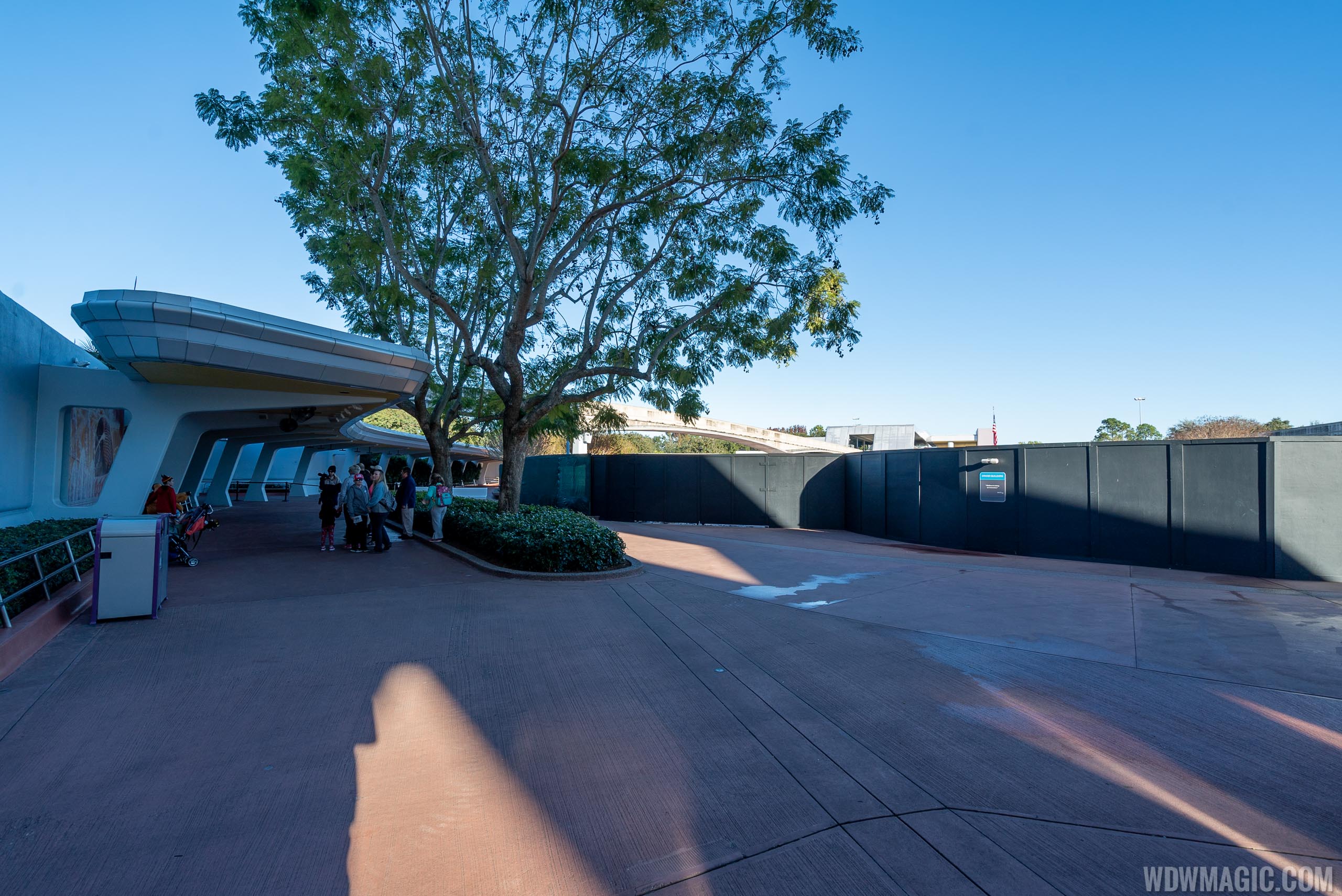PHOTOS - More walls up at Epcot's main entrance as eastern side opens
