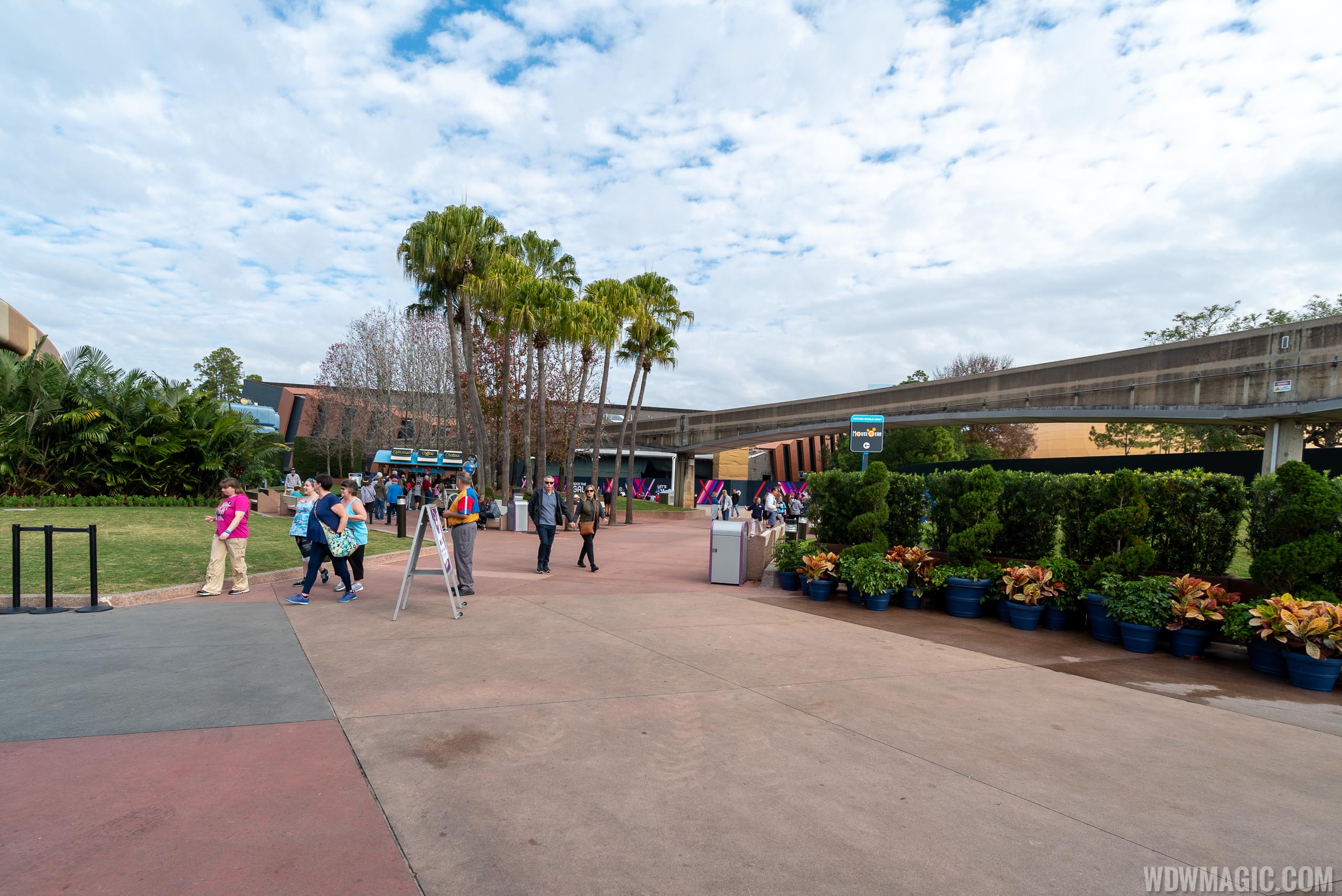PHOTOS - Latest construction wall changes in Epcot's Future World