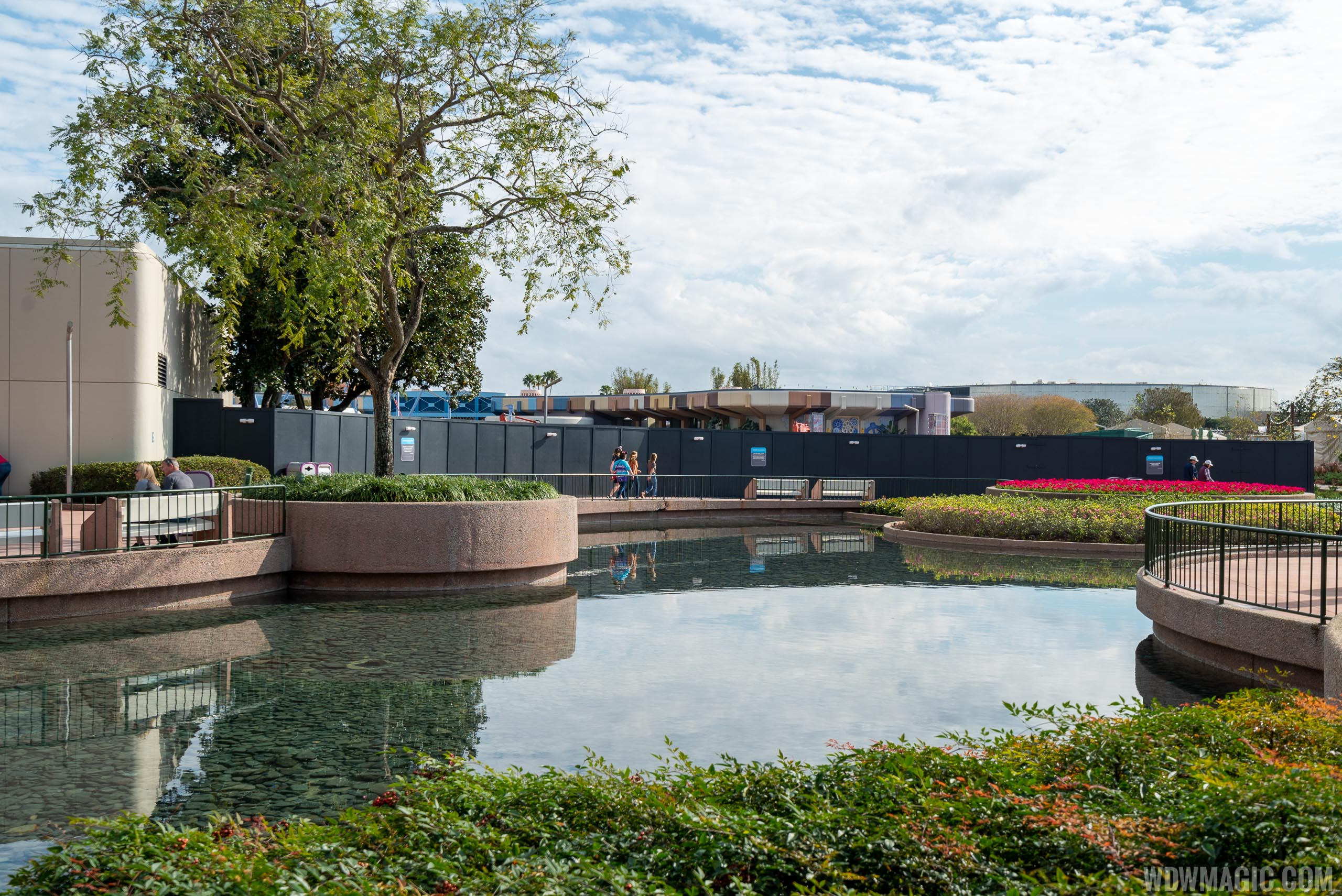 PHOTOS - Latest construction wall changes in Epcot's Future World