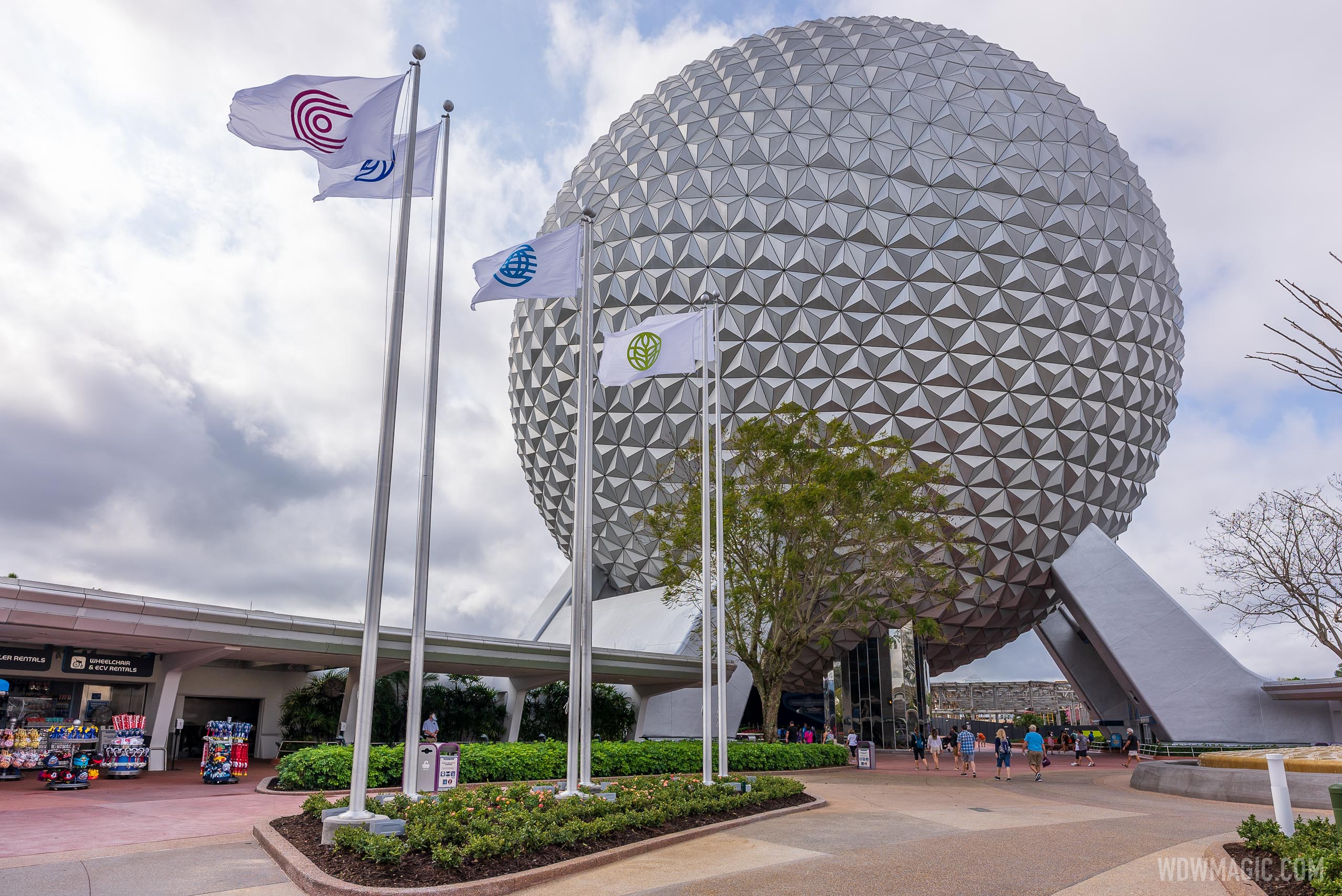 EPCOT main entrance flags - Photo 2 of 12