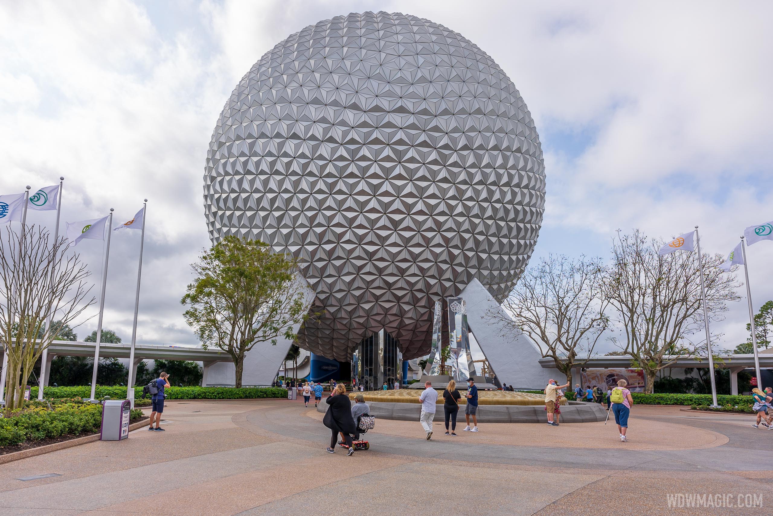 EPCOT main entrance flags - Photo 3 of 12