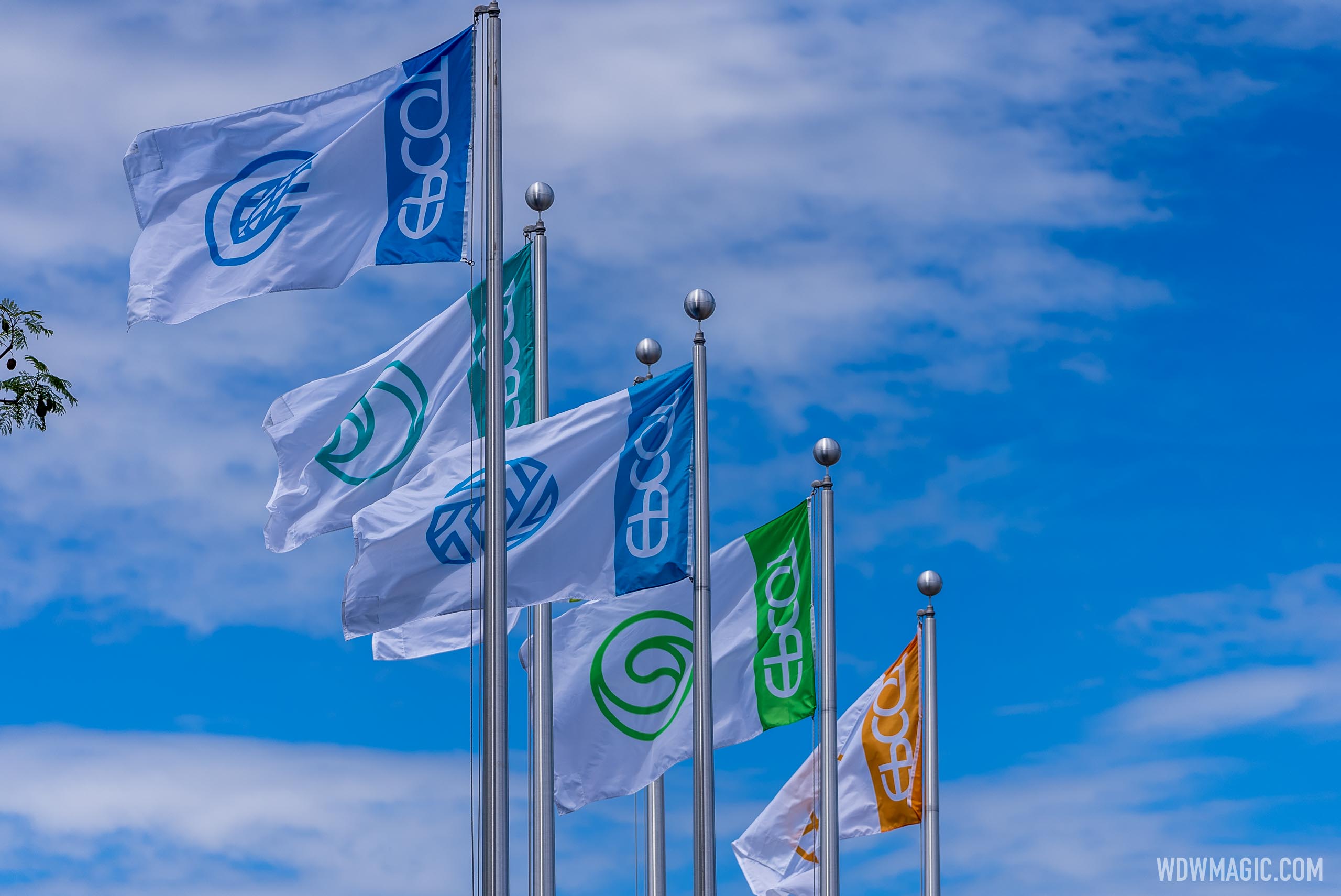 Updated EPCOT main entrance flags - September 2021 - Photo 3 of 6