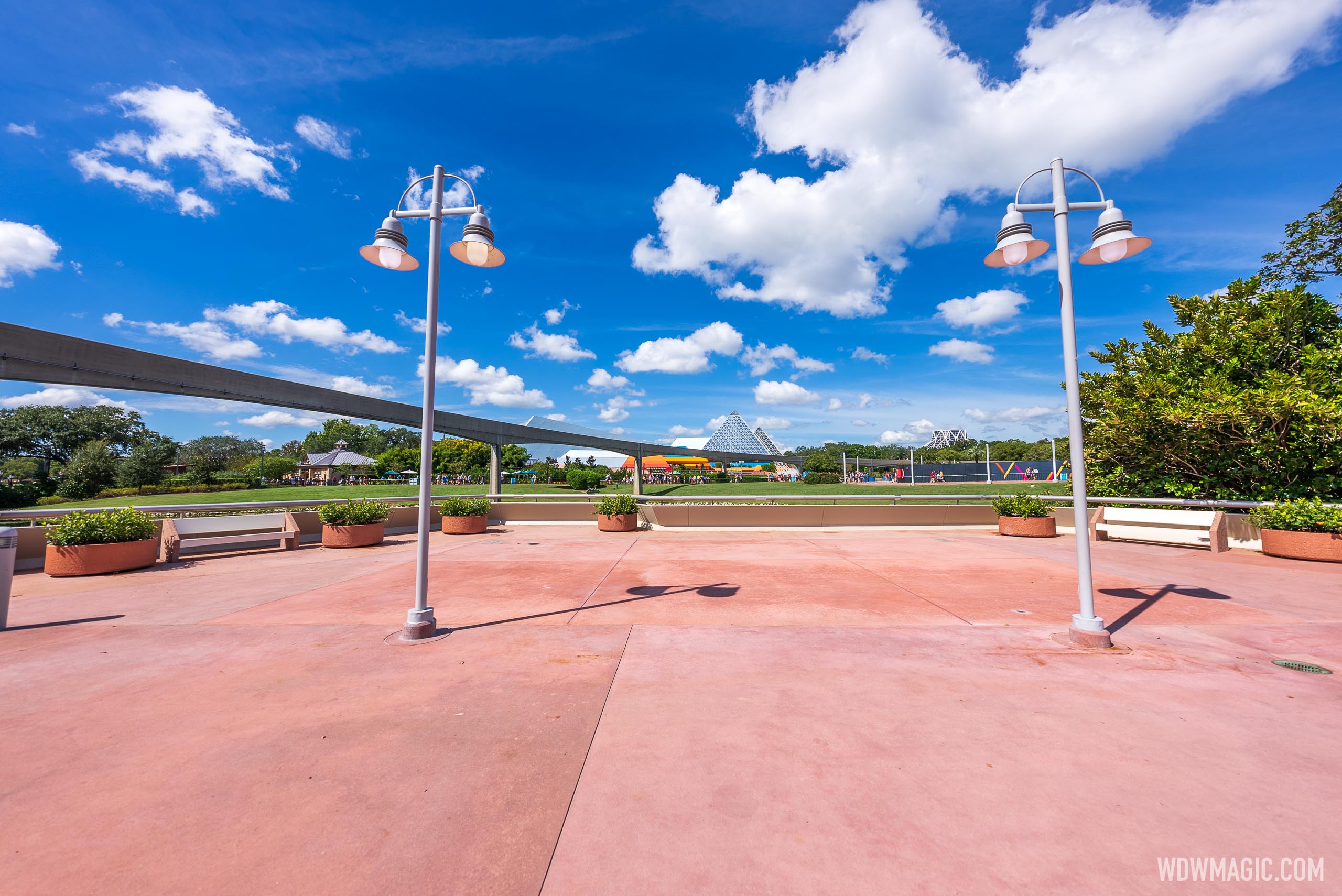 EPCOT bridge to World Showcase splash pad removed - Photo 2 of 5