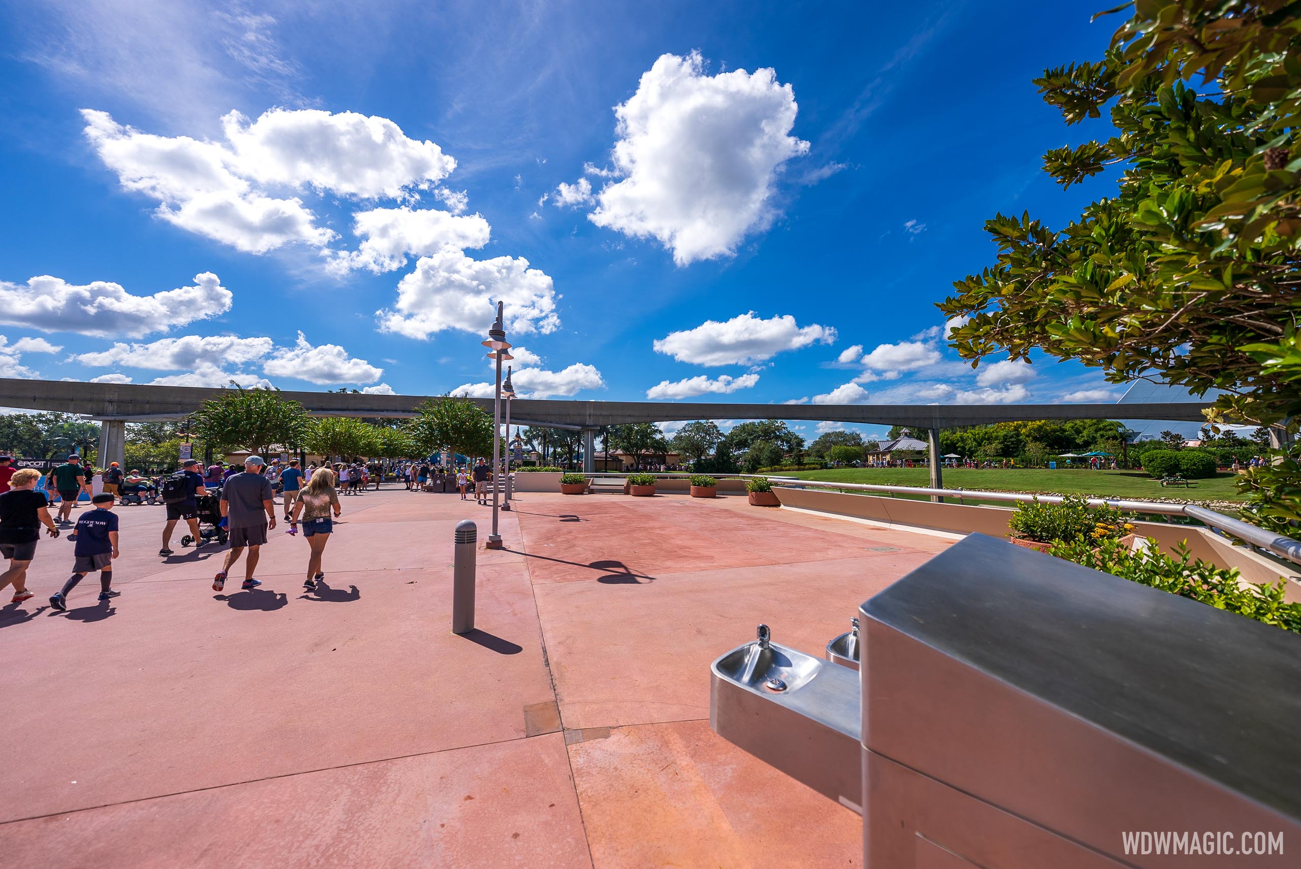 EPCOT bridge to World Showcase splash pad removed - Photo 4 of 5
