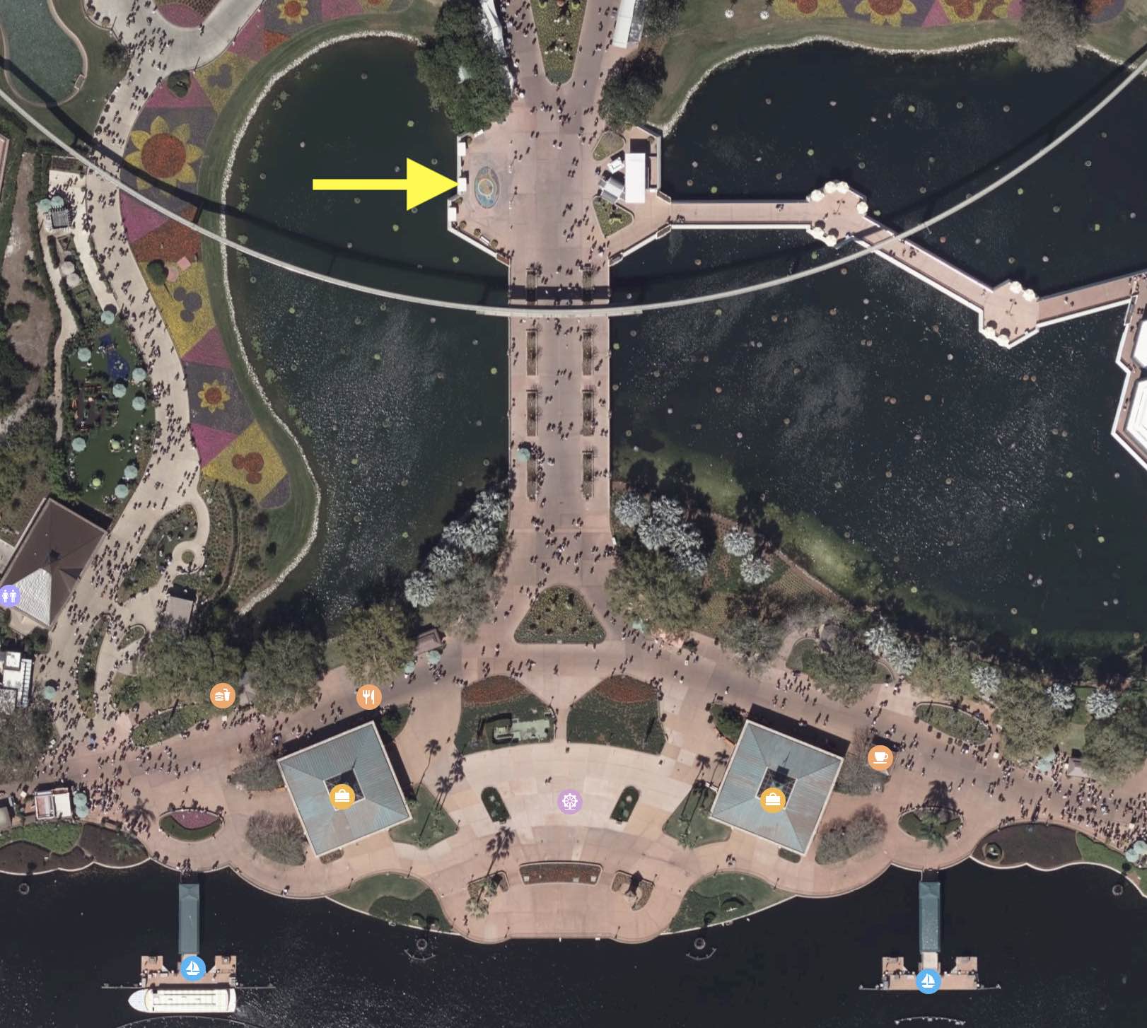 EPCOT bridge to World Showcase splash pad removed - Photo 5 of 5