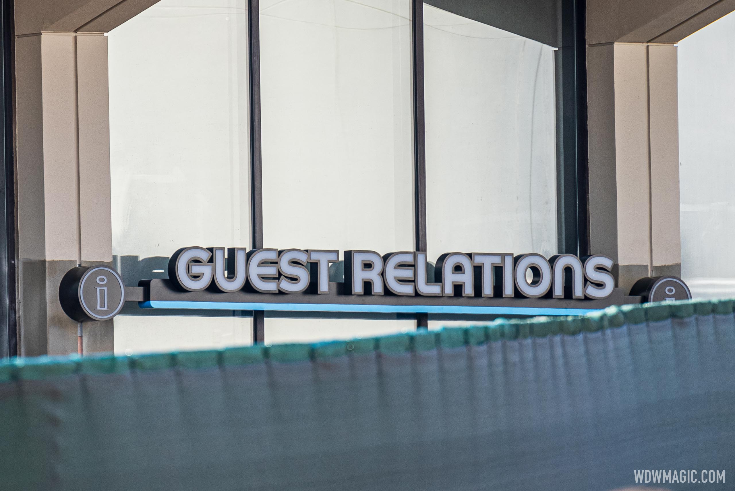 Updated EPCOT Guest Relations sign and exterior - May 16 2022 - Photo 2 ...