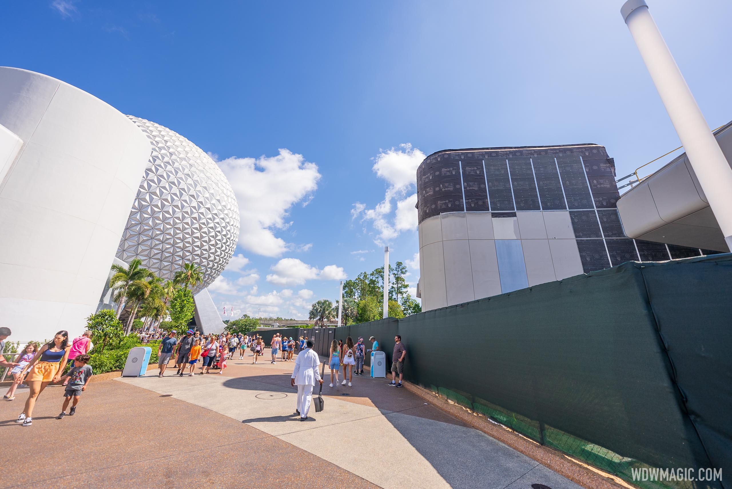 Updated EPCOT Guest Relations sign and exterior - May 16 2022 - Photo 5 ...