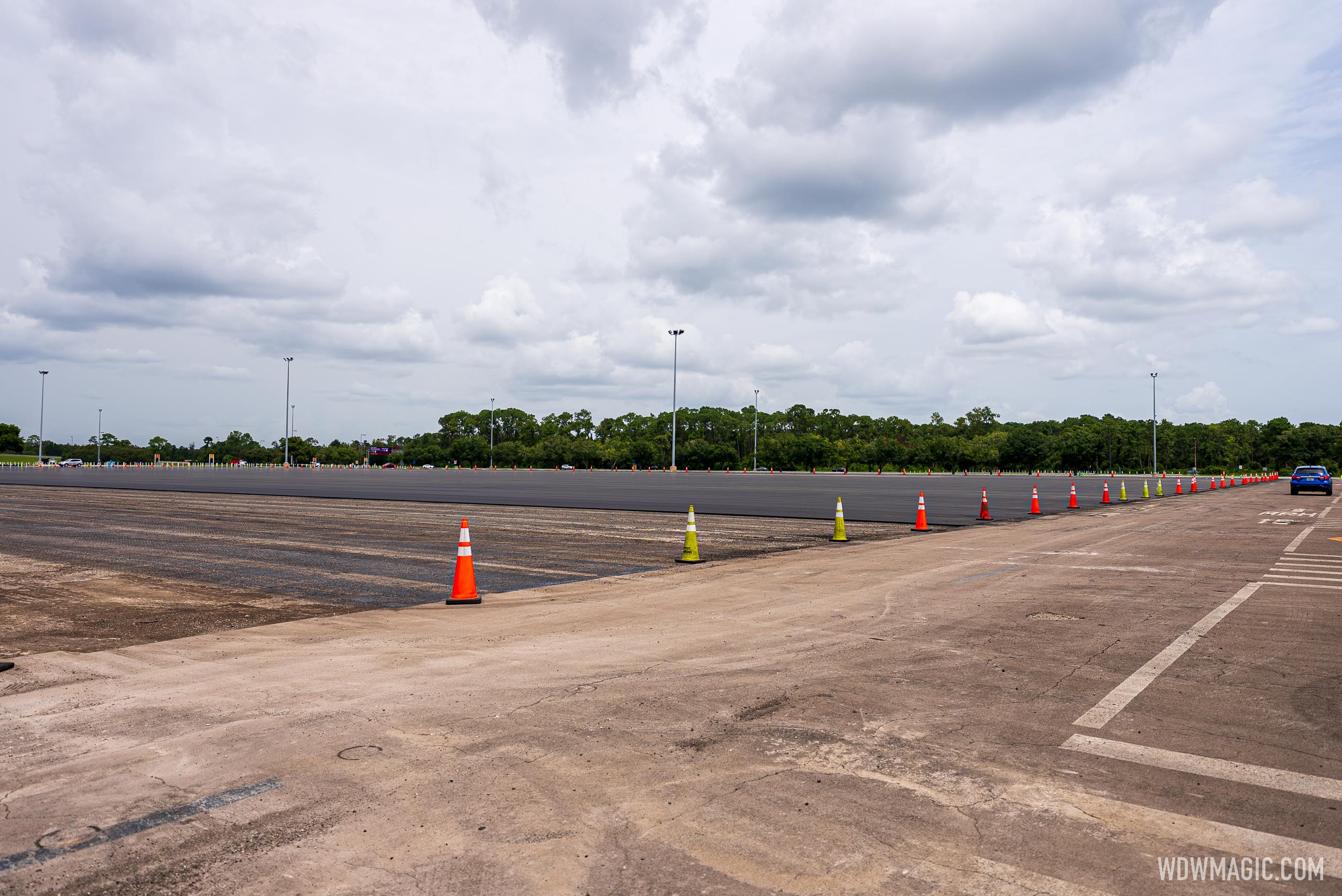 EPCOT parking lot resurfacing and upgrades - August 2022 - Photo 2 of 7
