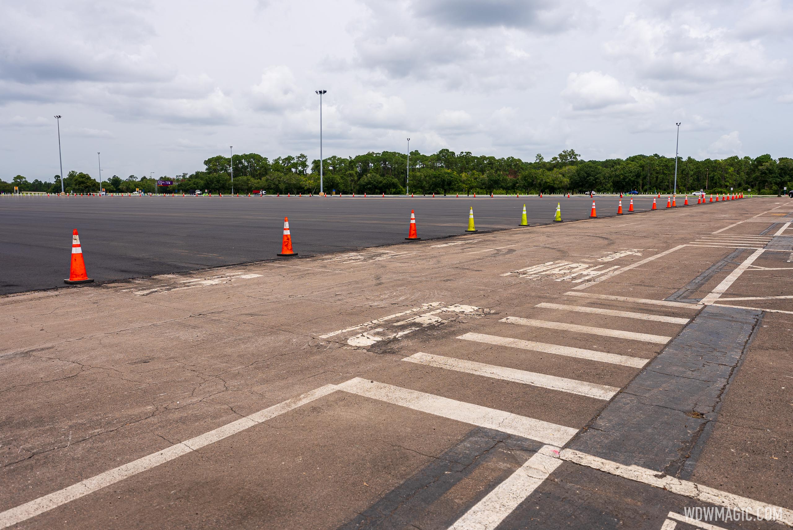 EPCOT parking lot resurfacing and upgrades - August 2022 - Photo 5 of 7
