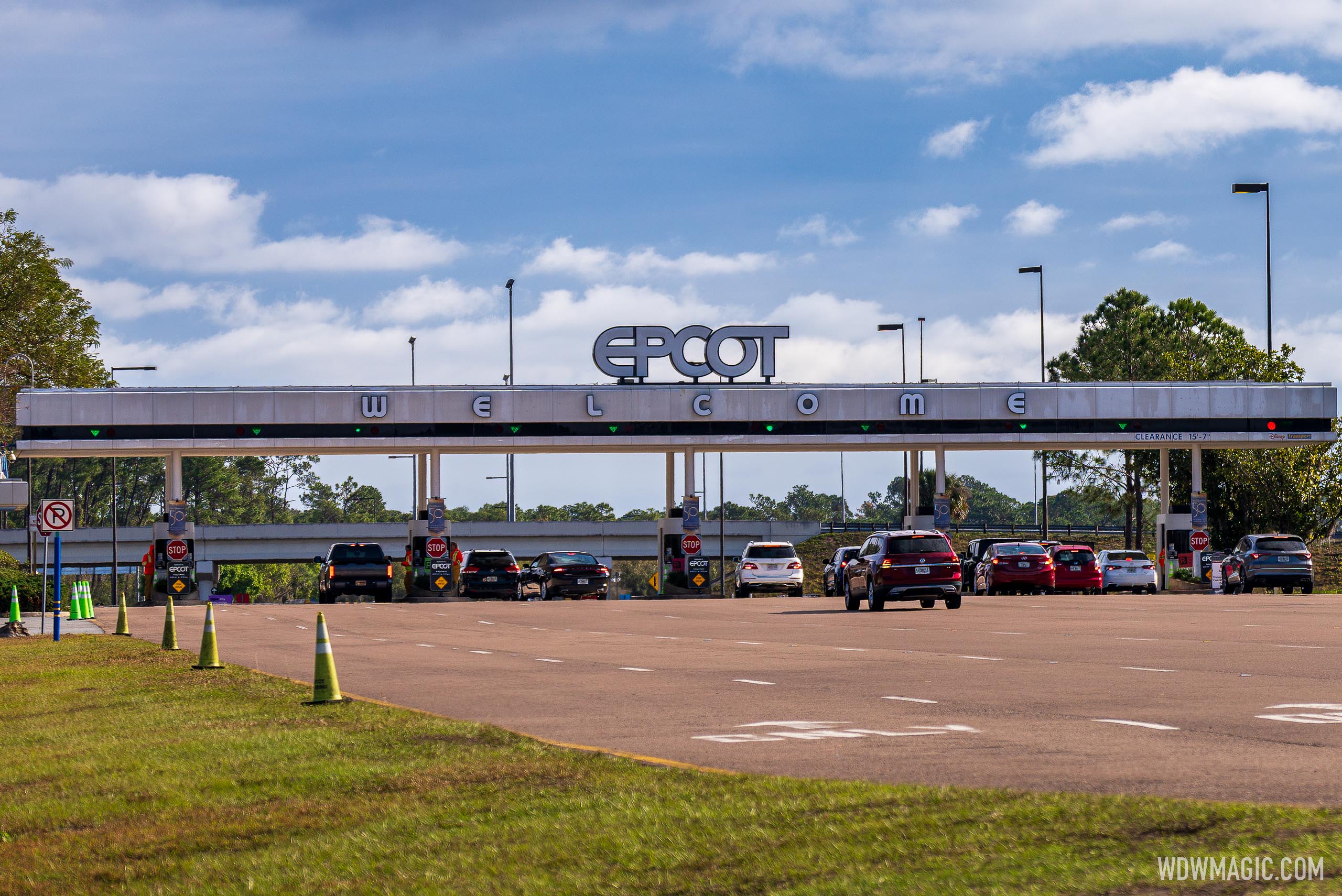 EPCOT Auto Plaza new EPCOT sign - January 26 2023 - Photo 6 of 6