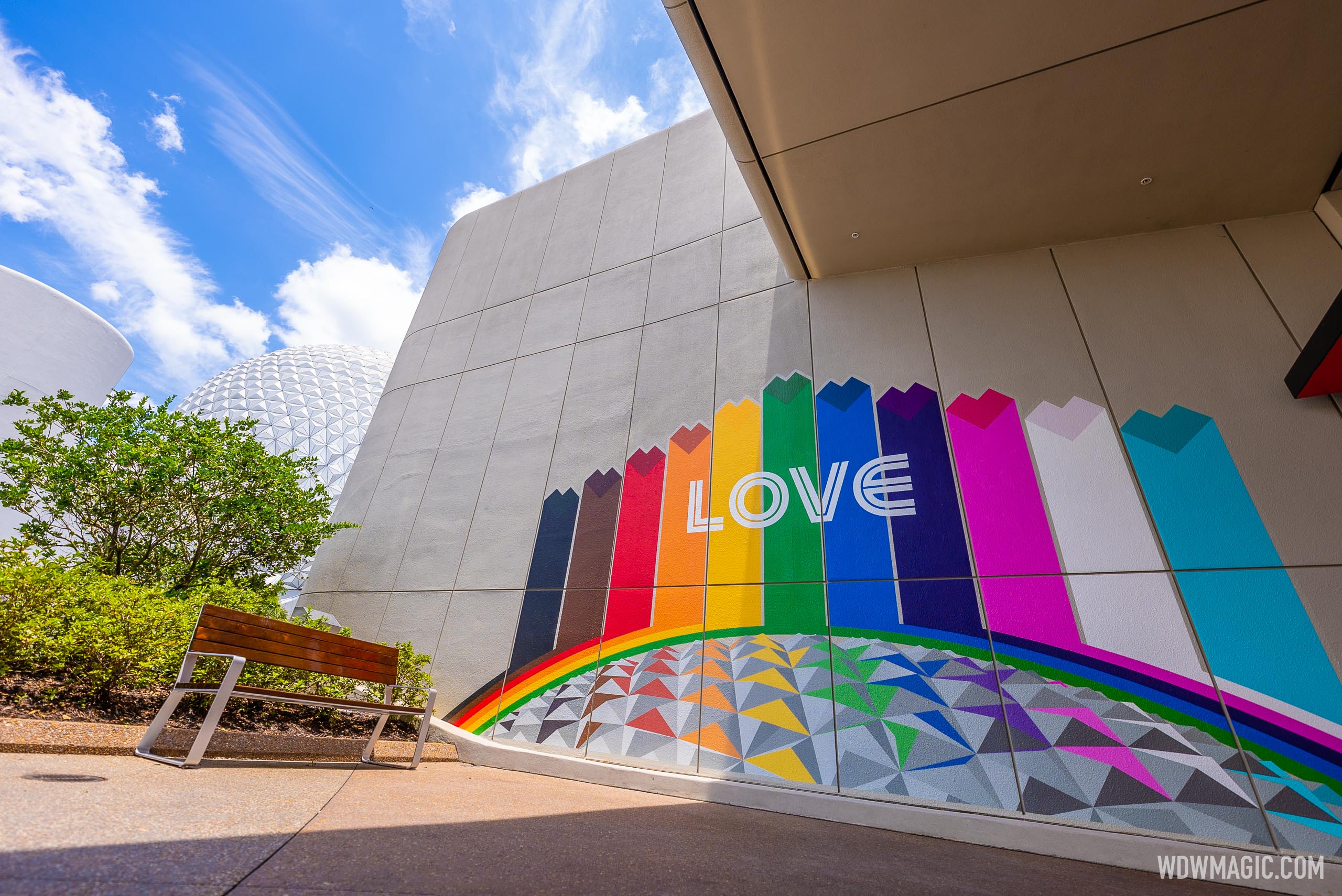 PRIDE Mural at EPCOT 2023 - Photo 3 of 6