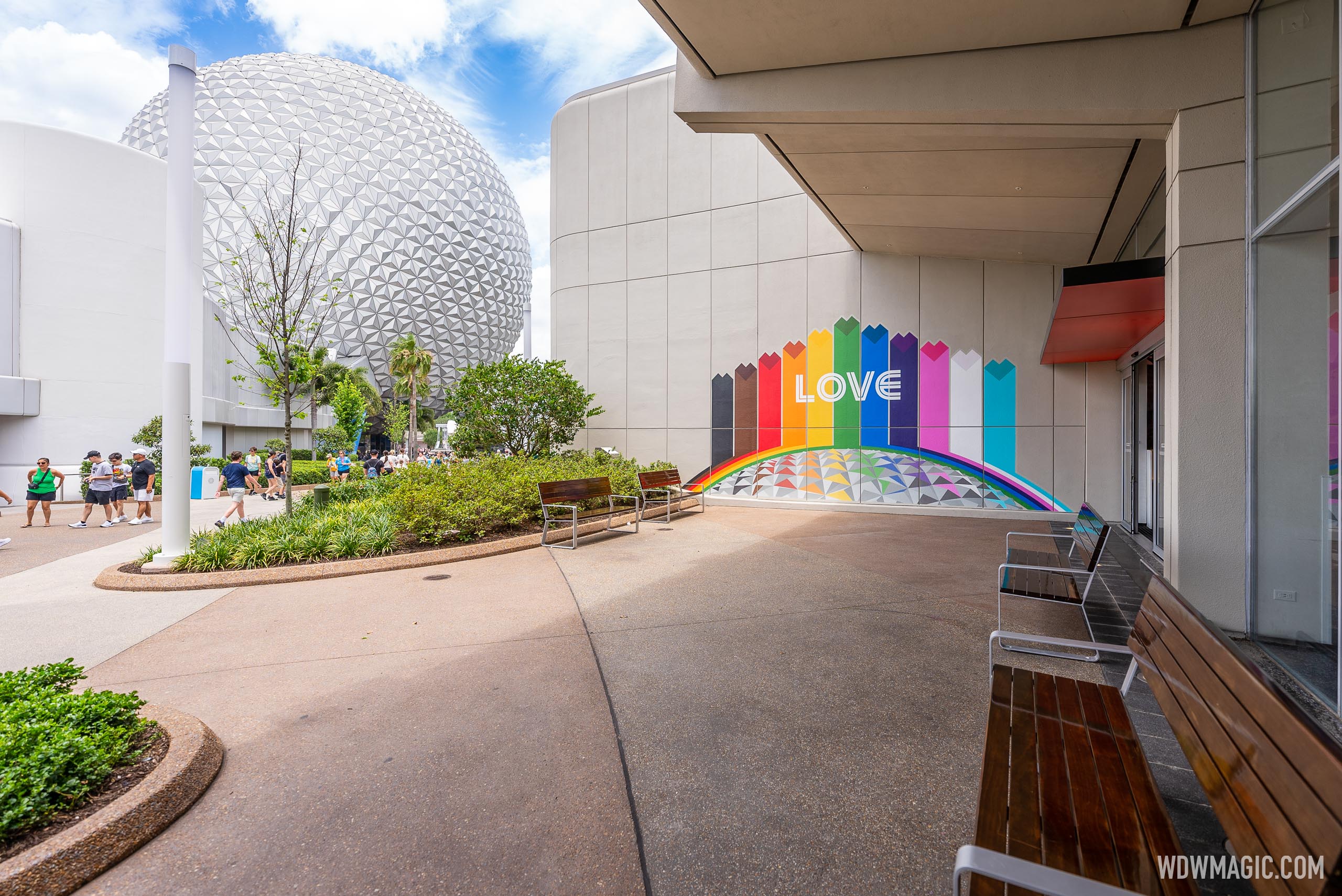 PRIDE Mural at EPCOT 2023 - Photo 6 of 6