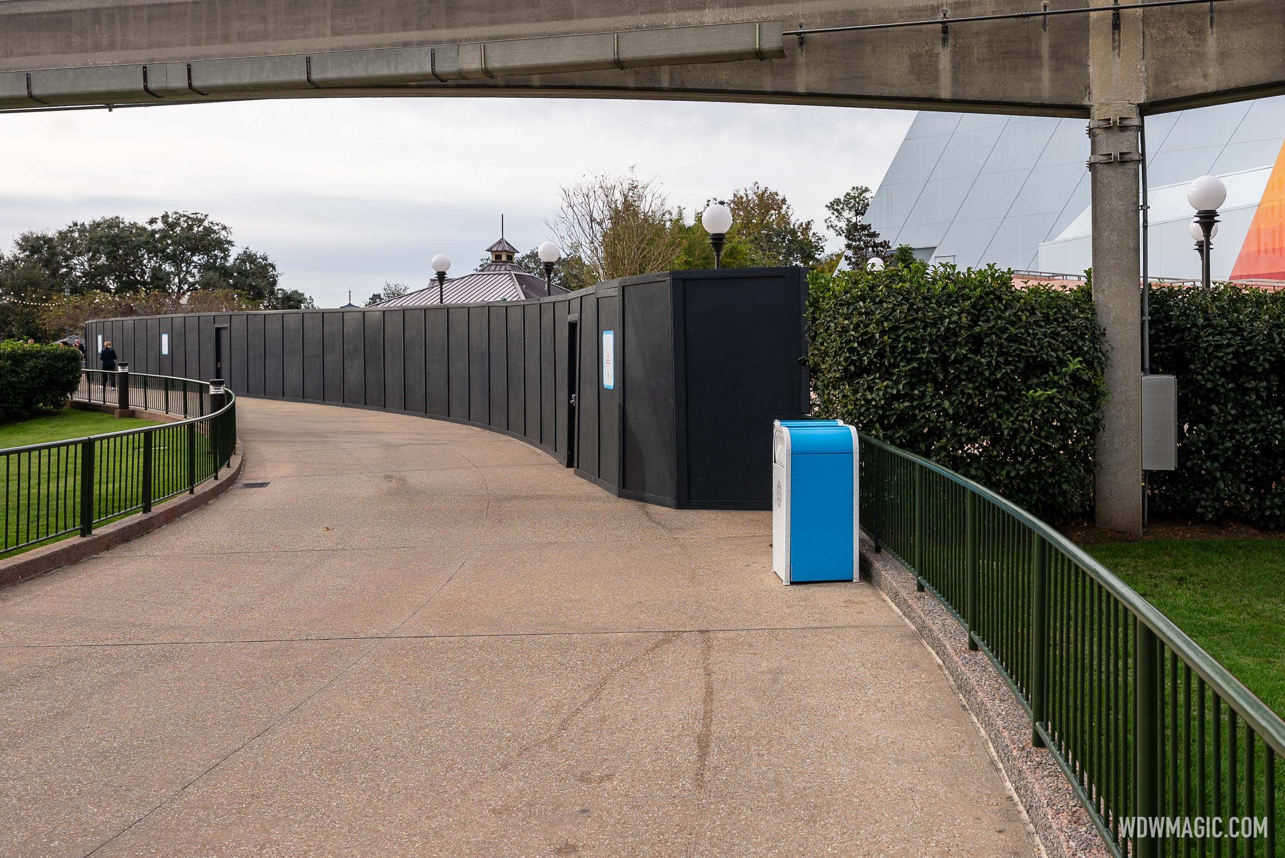 EPCOT Rose Walk festival area construction - January 23, 2024 - Photo 6 ...