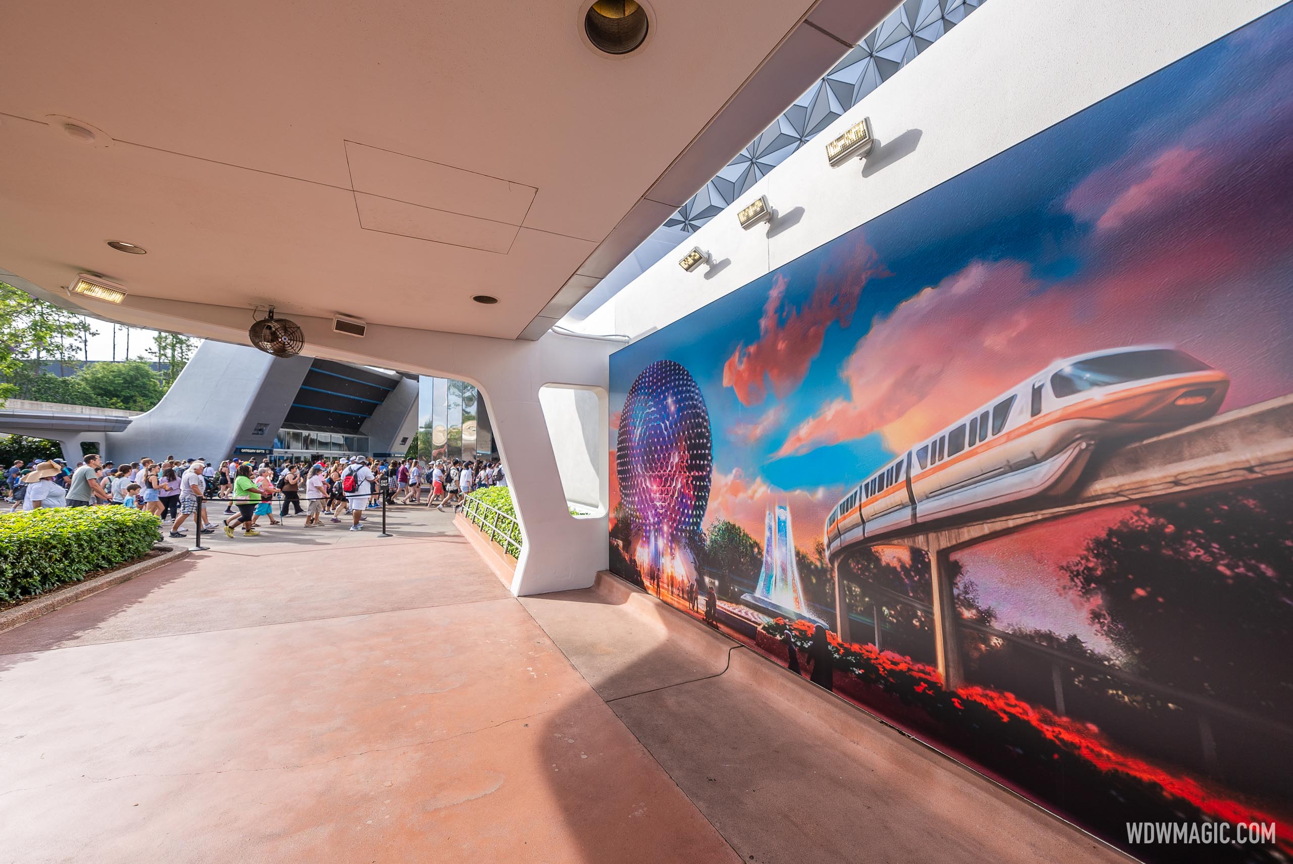 EPCOT Main Entrance Mural - Photo 2 of 6