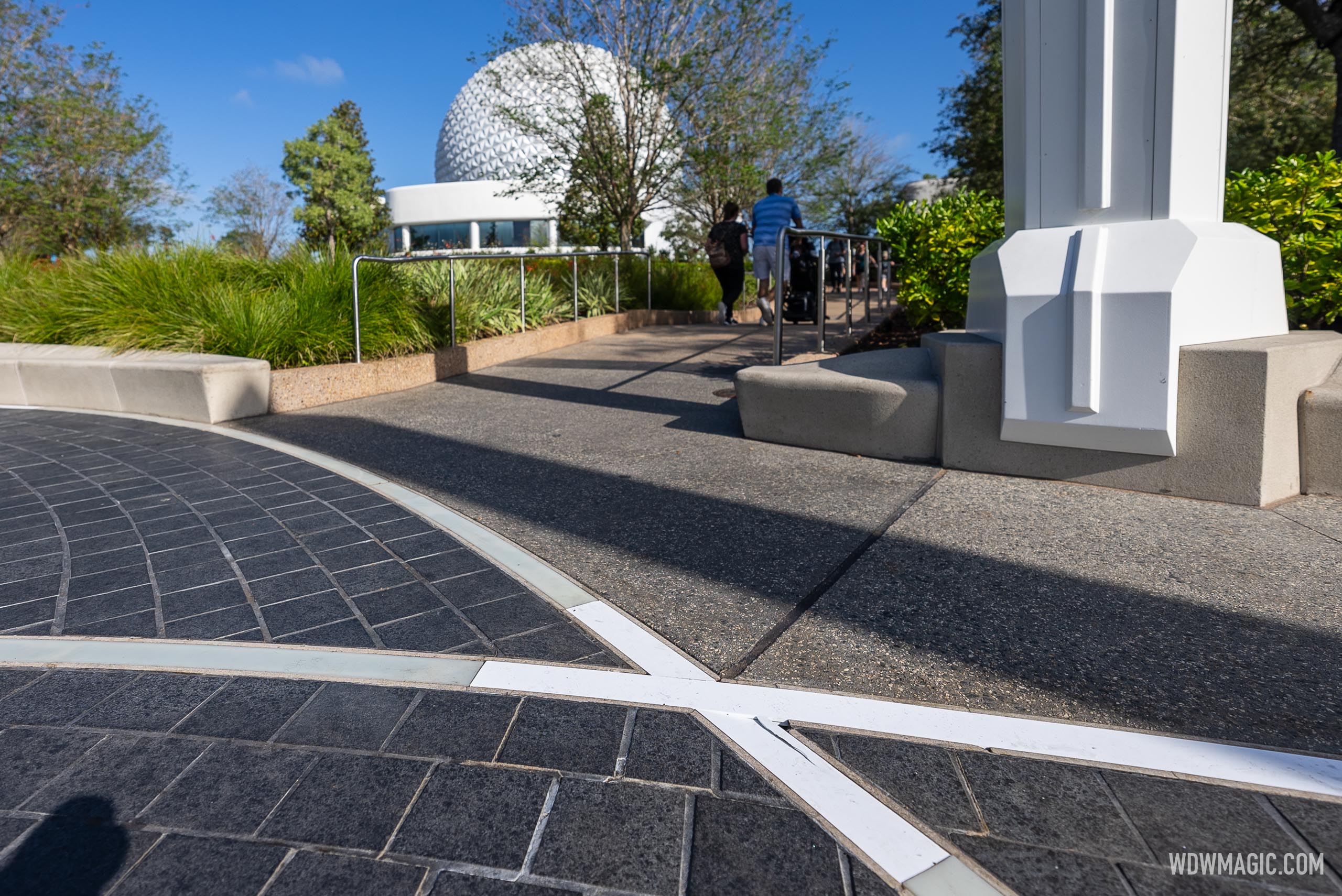 EPCOT World Celebration In-Floor Lighting Changes November 2024 - Photo ...