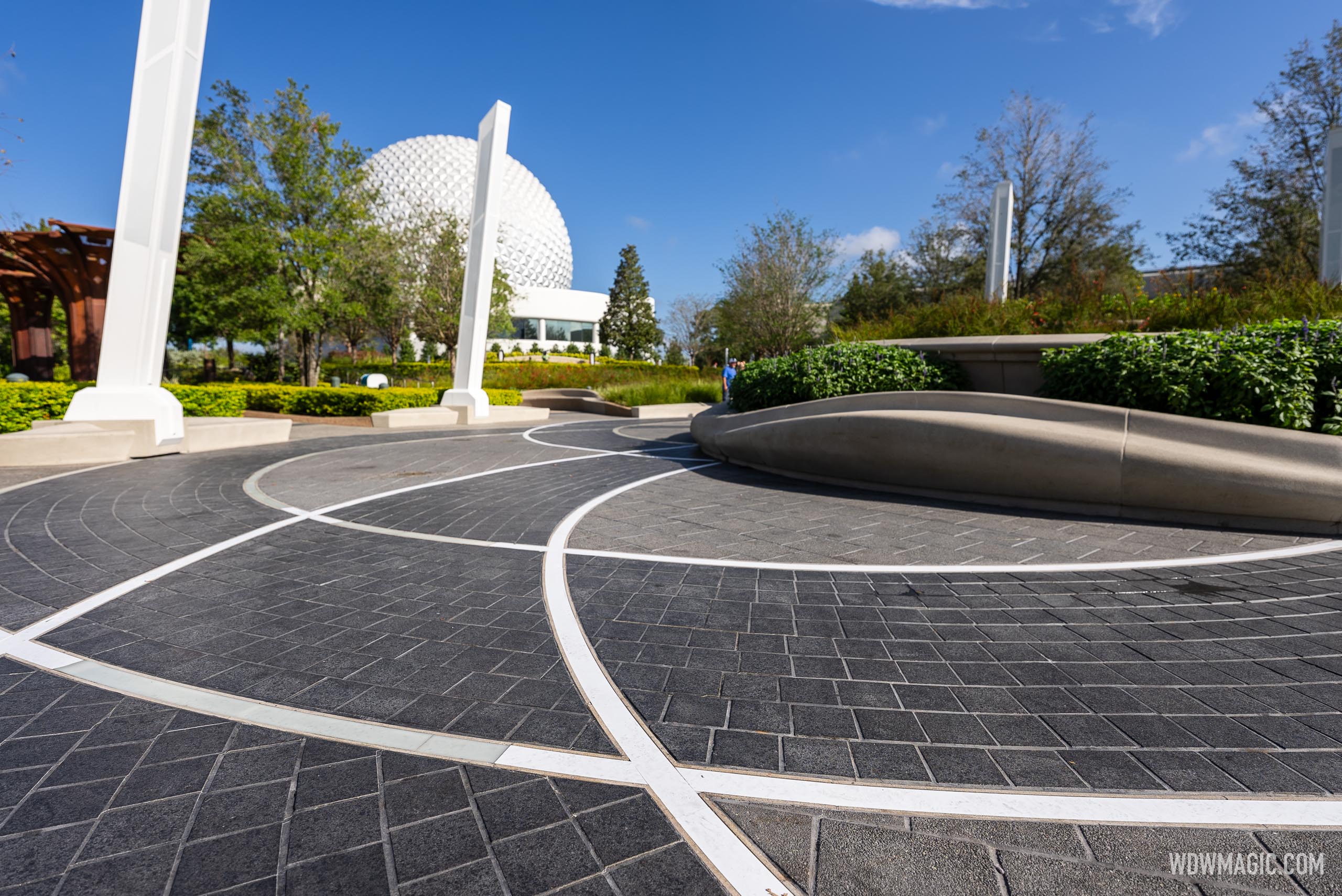 EPCOT World Celebration In-Floor Lighting Changes November 2024 - Photo ...