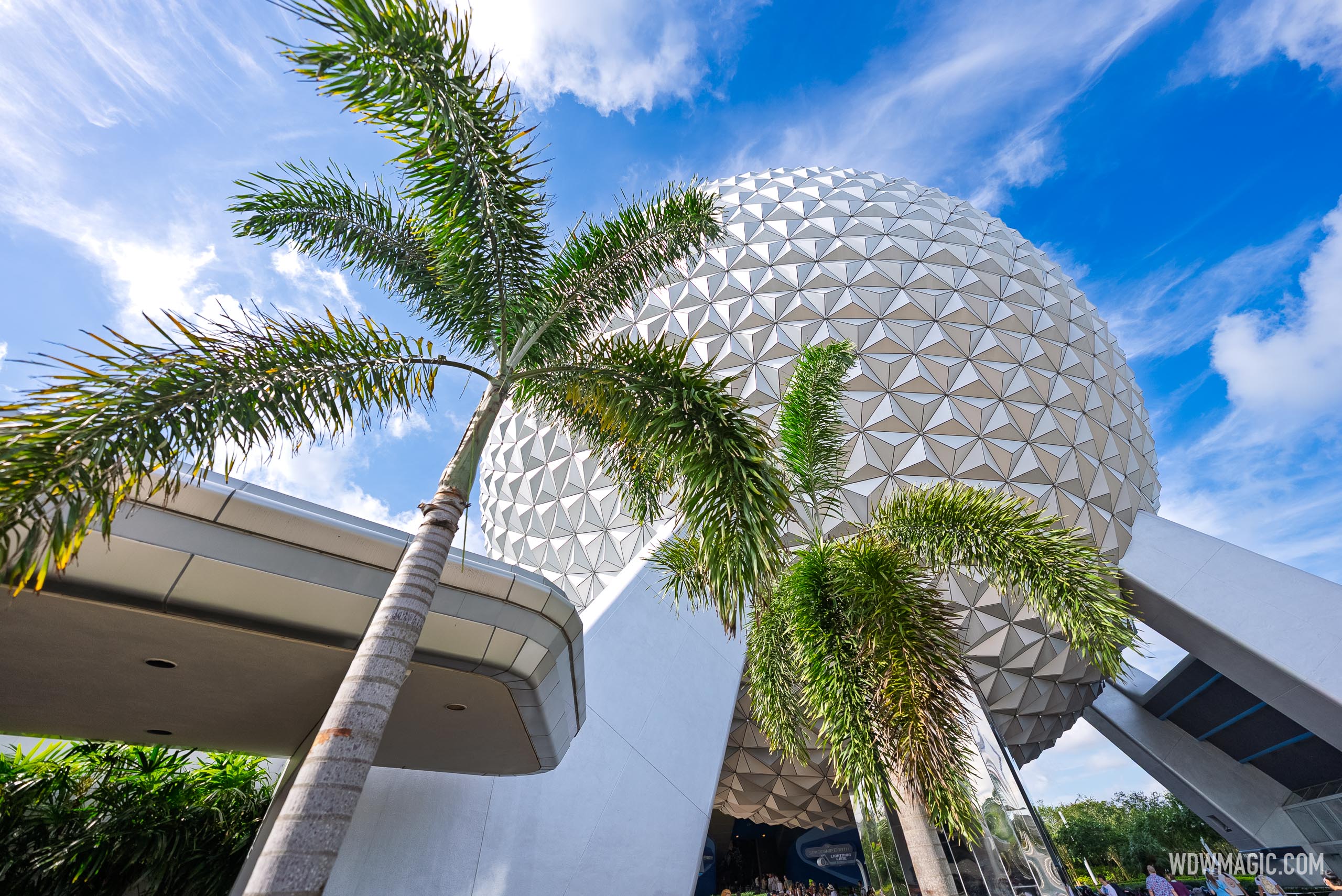New EPCOT Main Entrance Area Landscaping and Palm Trees - Photo 3 of 8