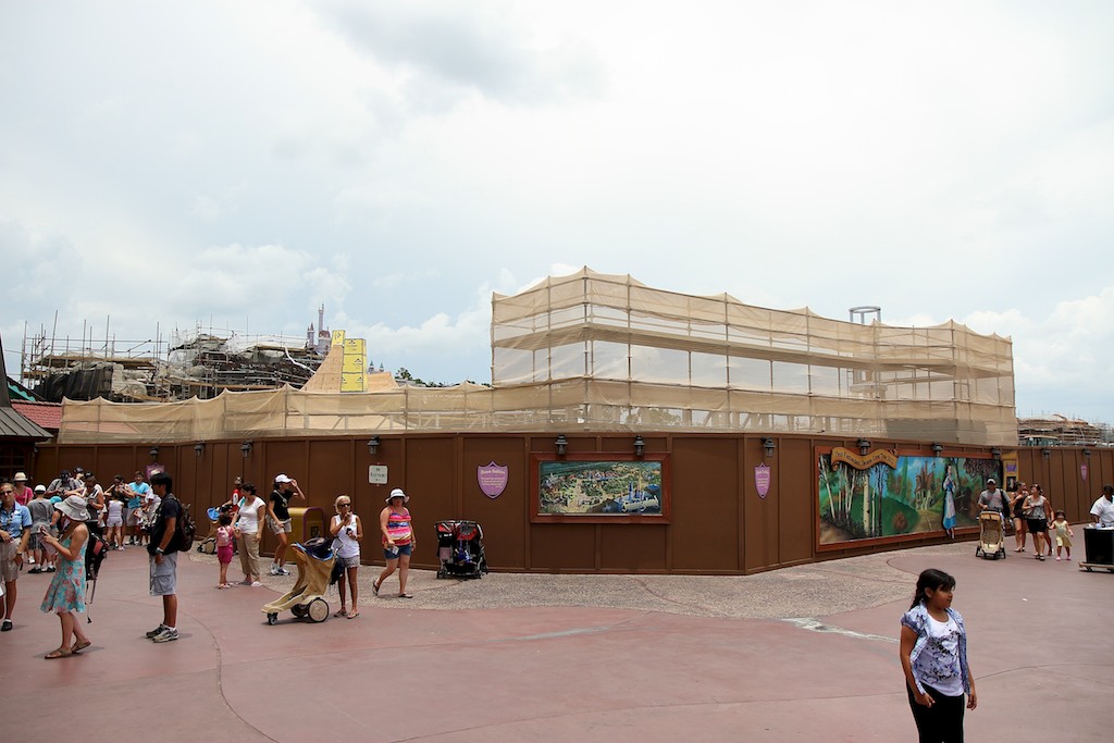 PHOTOS - Latest look at the Fantasyland construction site