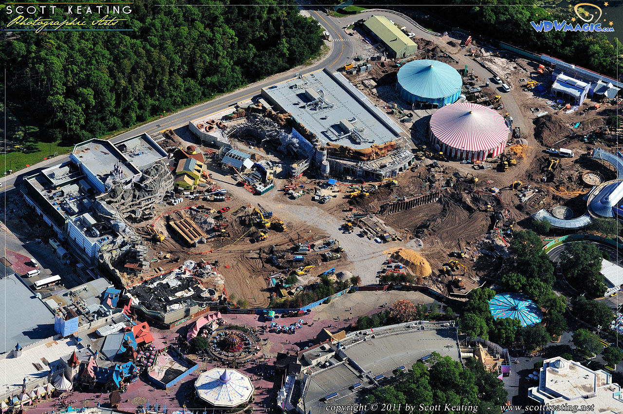 PHOTOS - New aerial photos of the entire Fantasyland expansion