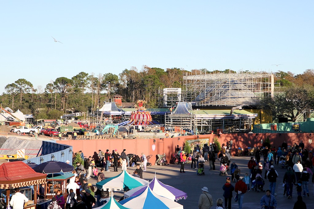 PHOTOS - Latest Fantasyland construction site update