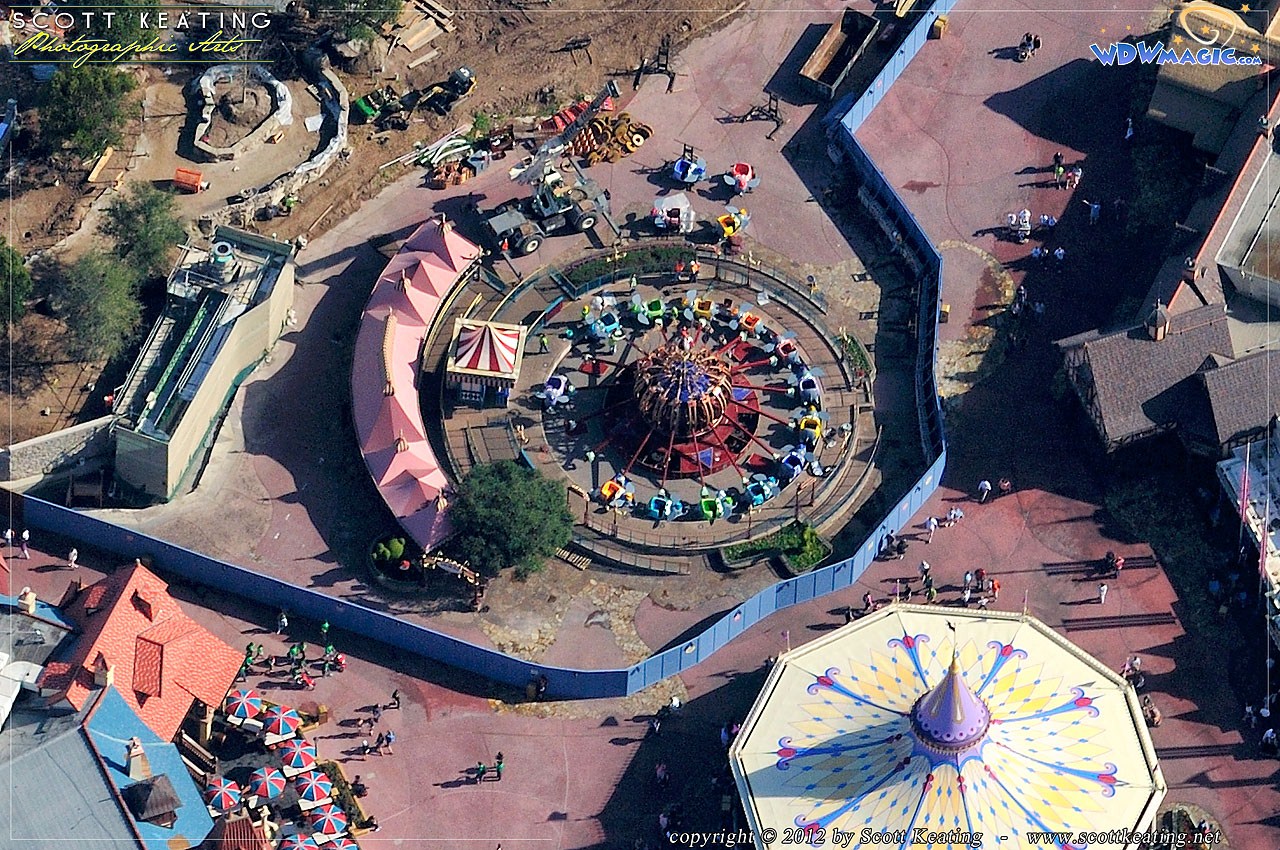 PHOTOS - Fantasyland construction aerial photos