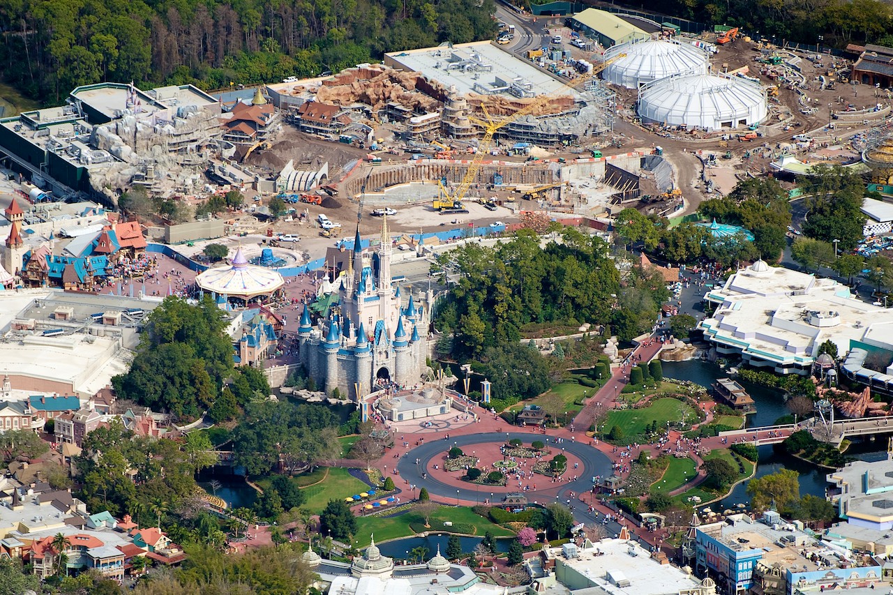 PHOTOS - Latest aerial views of the Fantasyland construction site