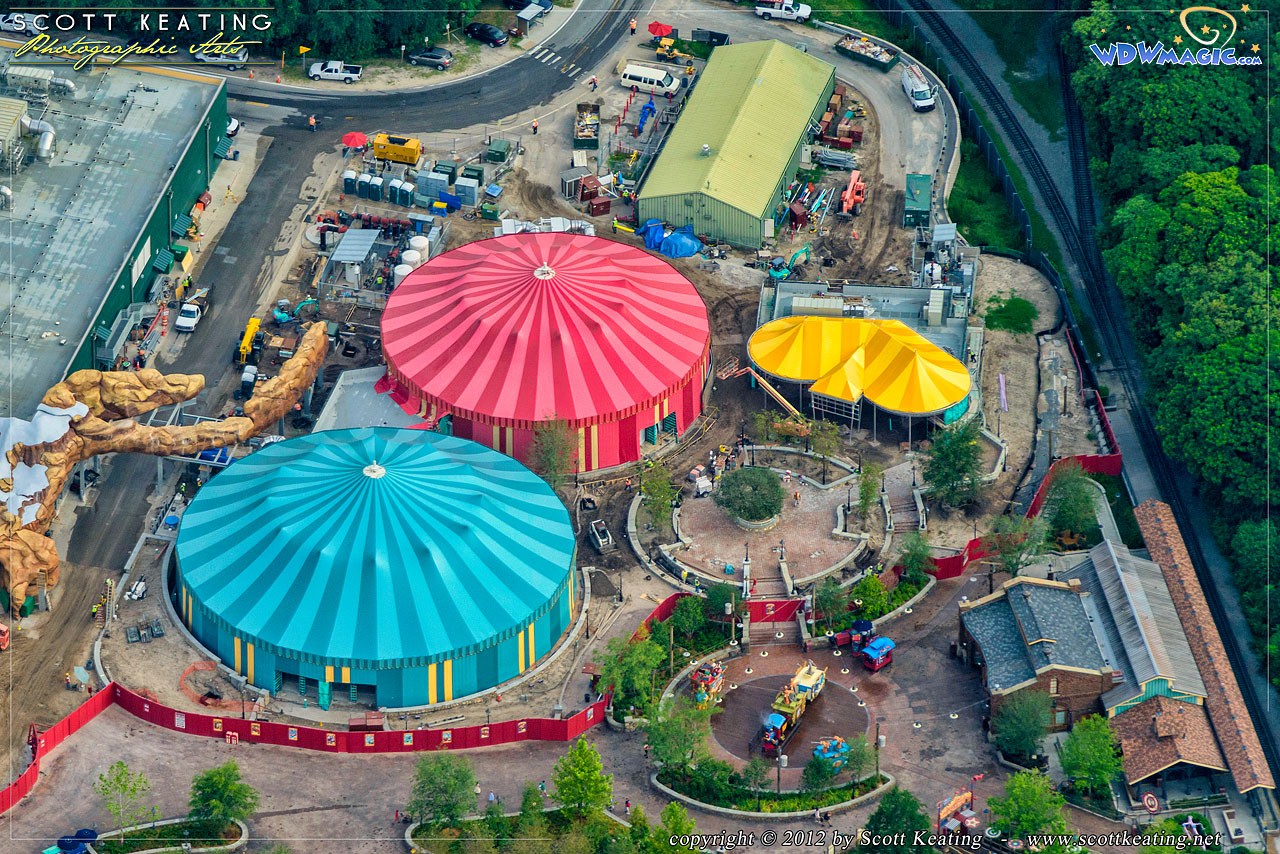 Fantasyland aerial views of construction - Photo 5 of 8