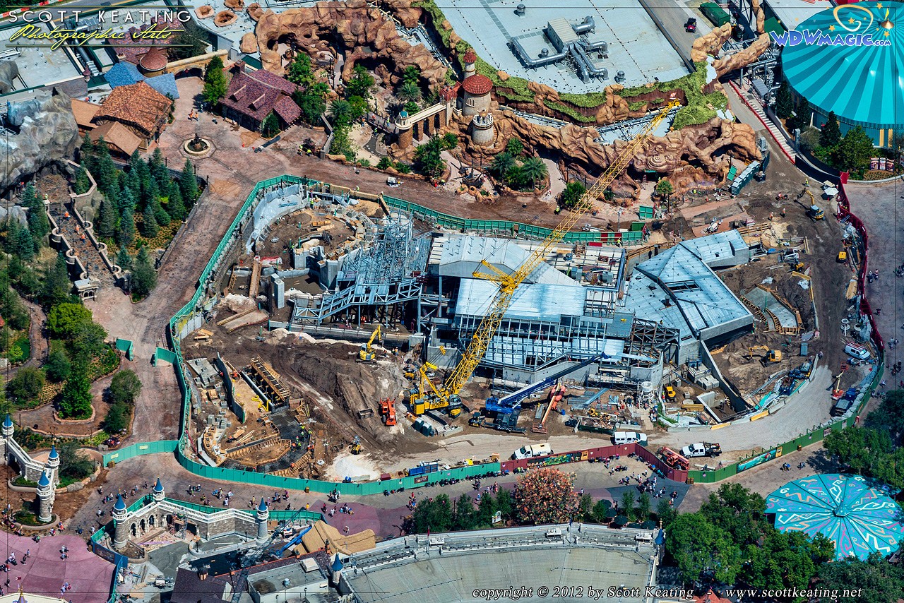 Aerial views of new Fantasyland - Photo 7 of 8
