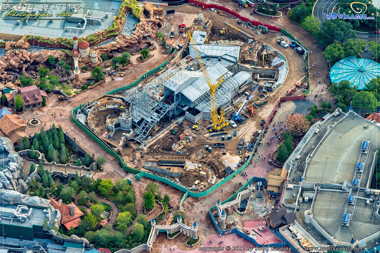 Aerial views of new Fantasyland - Photo 3 of 4